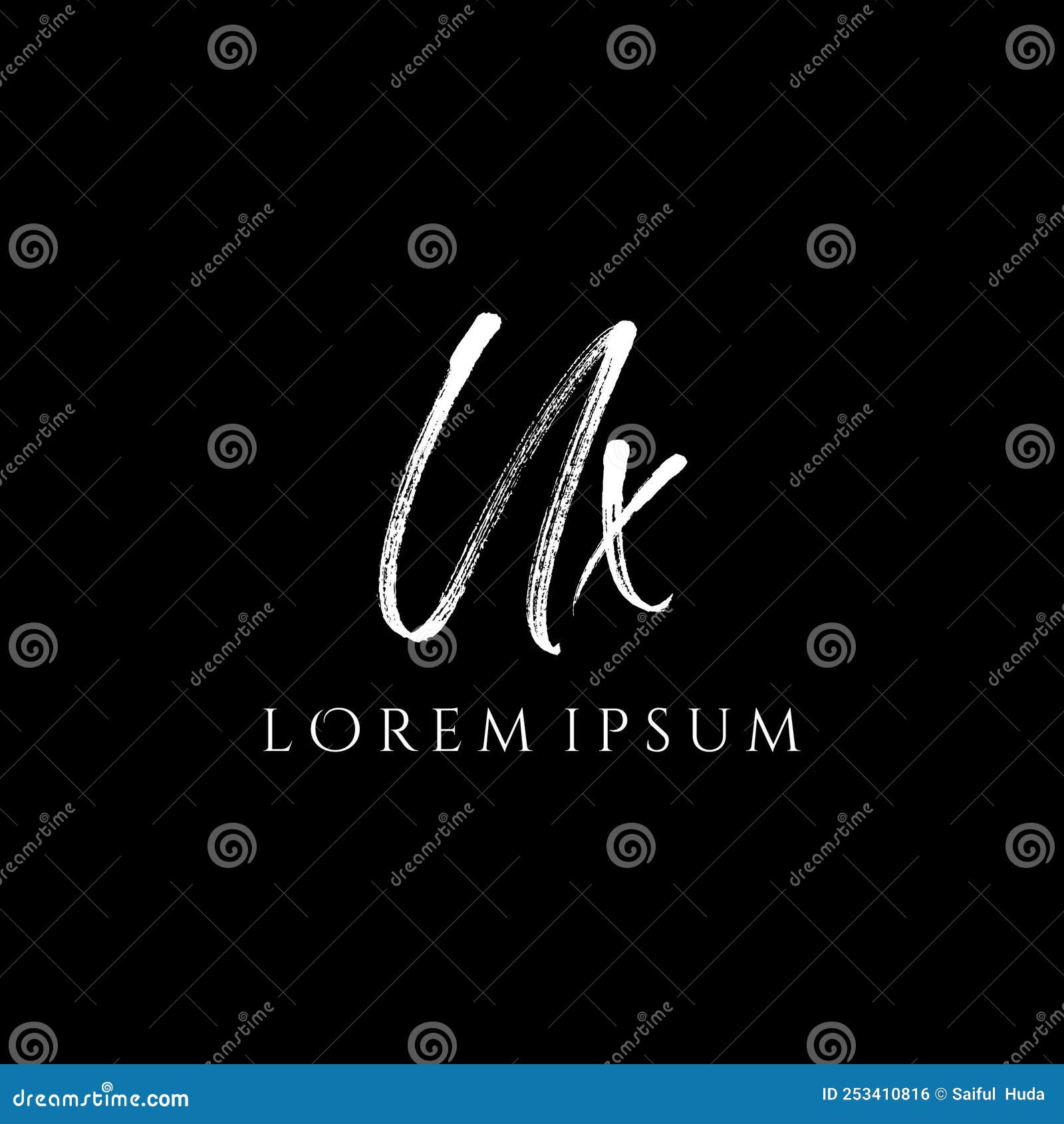 Letter UX Simple Monogram Logo Icon Design. Stock Vector - Illustration ...
