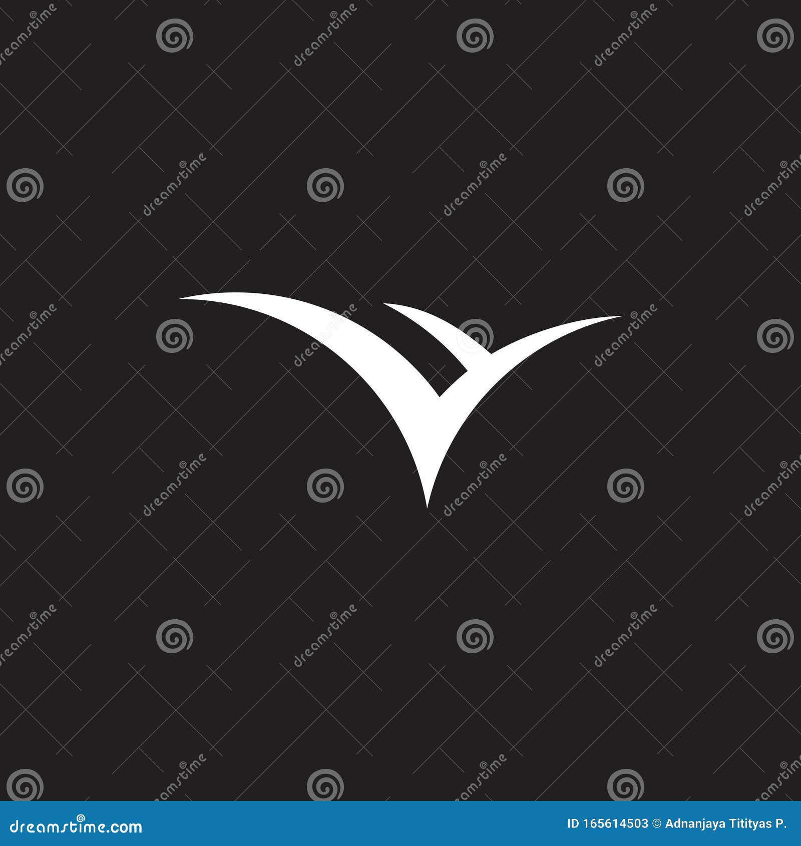 Letter V Abstract Book Simple Geometric Logo Vector Stock Vector ...