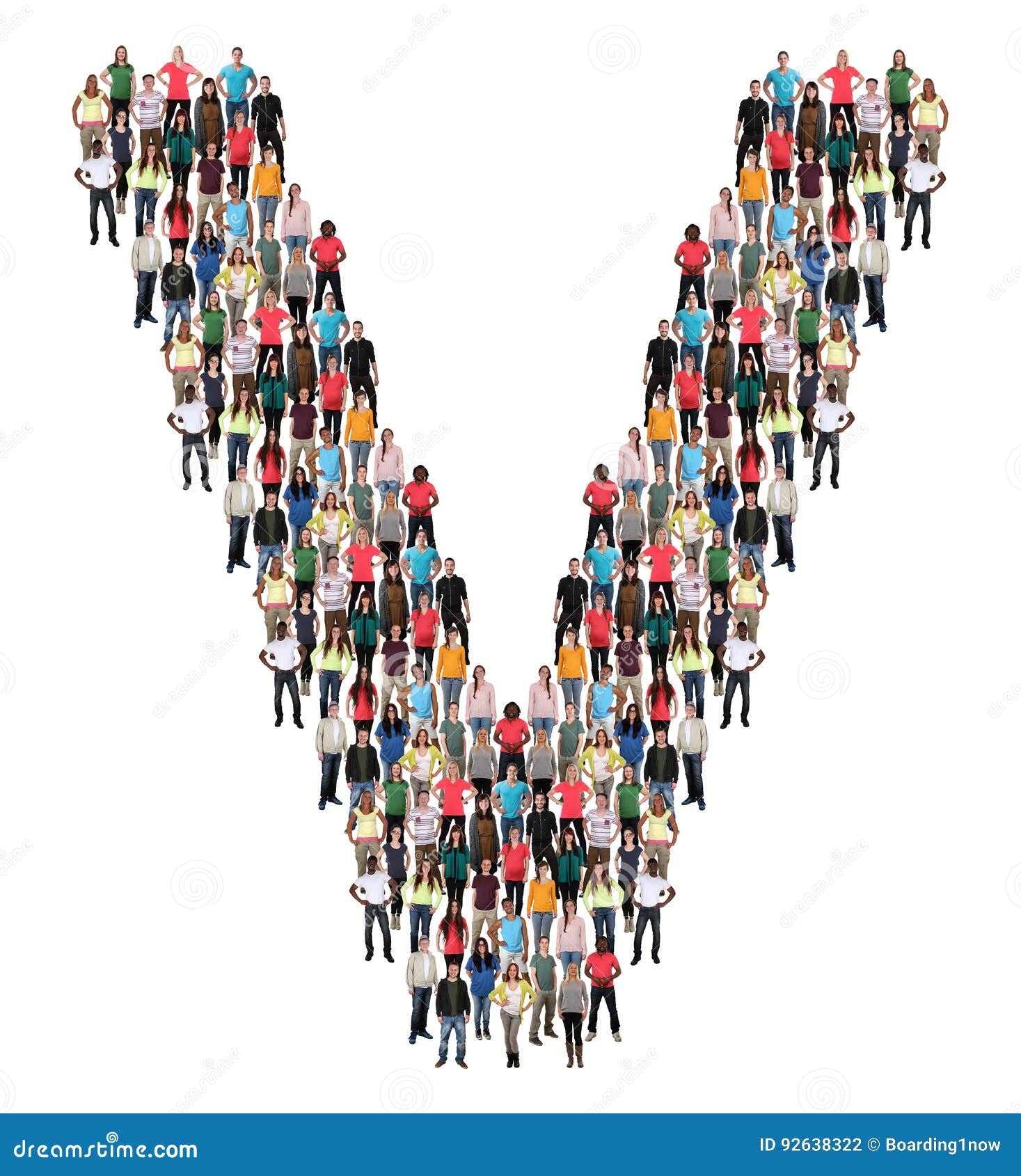 Letter V Alphabet Group of People Stock Photo - Image of creativity ...