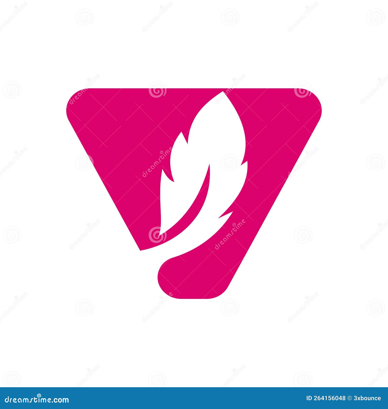 Letter V Bird Feather Logo Design Concept for Law Identity Vector ...