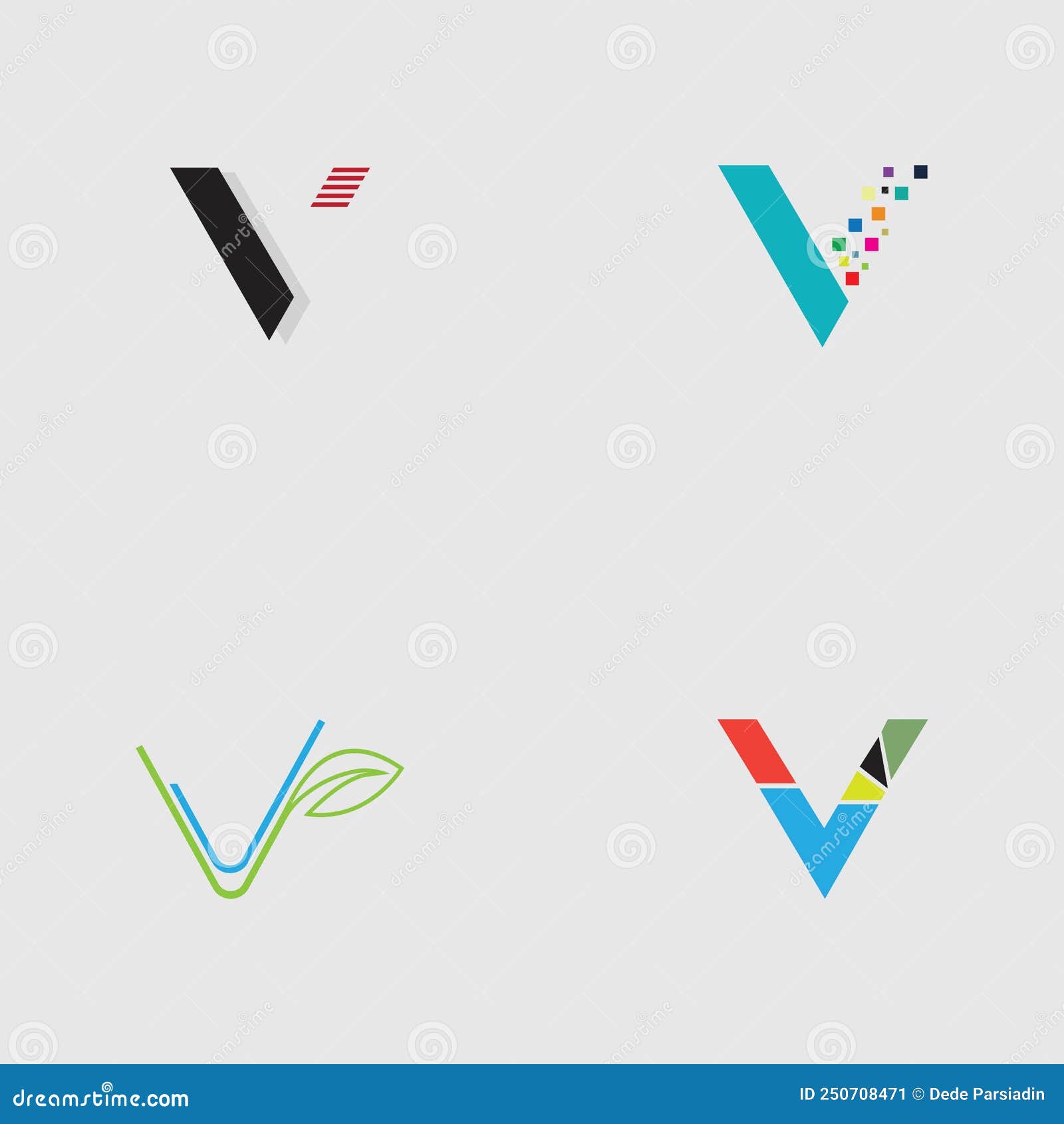 Letter V Business Corporate Abstract Unity Vector Logo Design Template ...