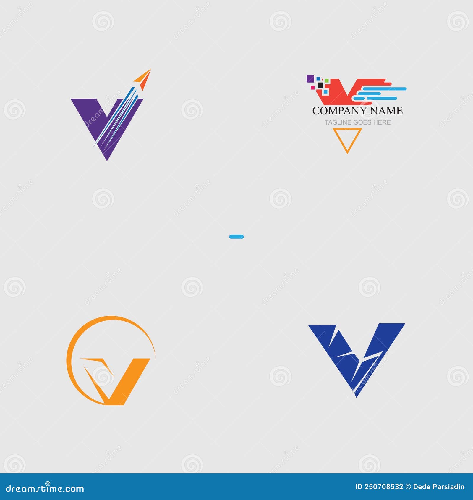 Letter V Business Corporate Abstract Unity Vector Logo Design Template ...
