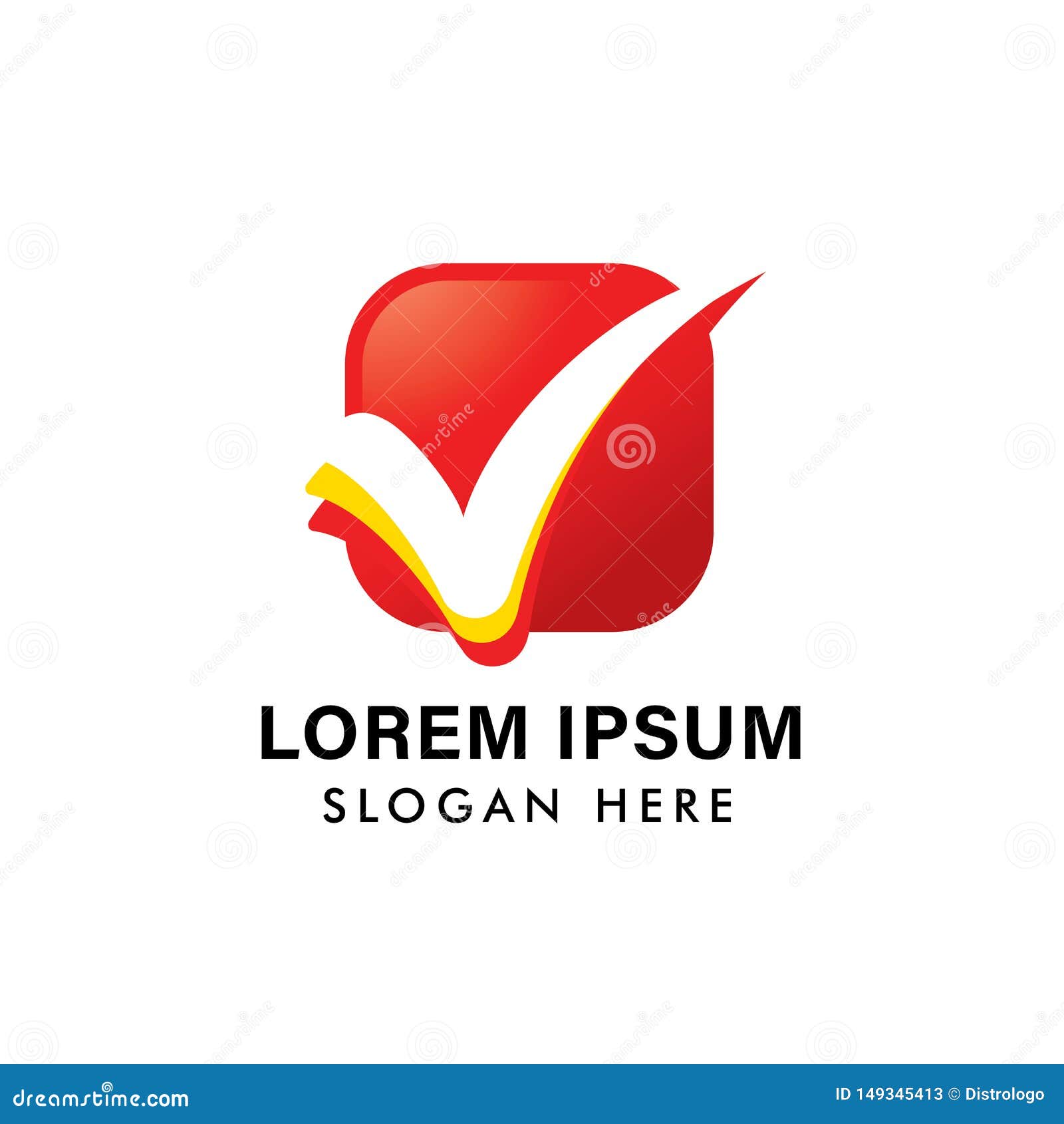 Letter V Check Mark Logo Icon Vector Template. Vote Icon Symbol Design ...