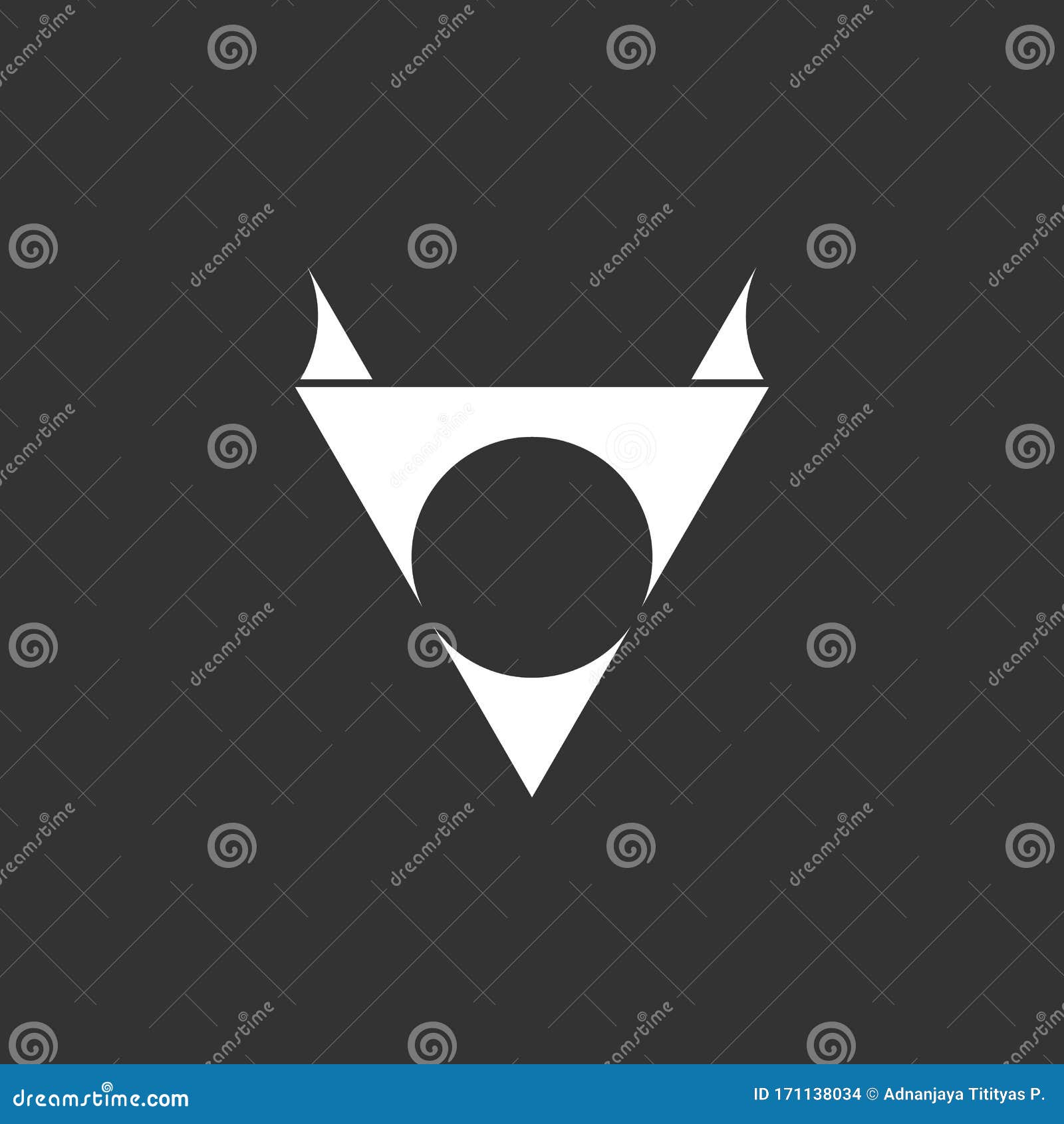 Letter V Geometric Triangle 3d Paper Logo Vector Stock Vector ...