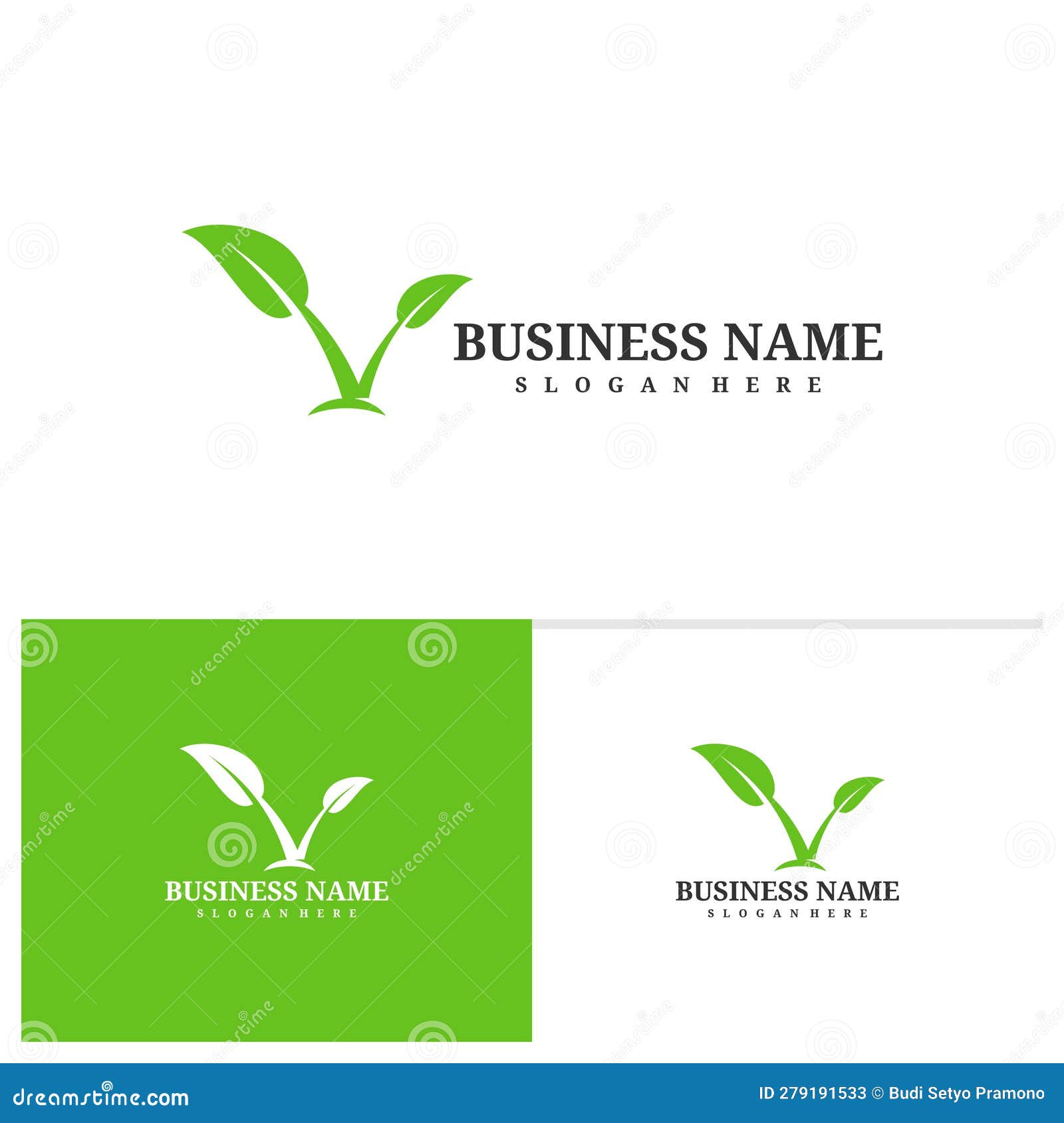 Letter V with Leaf Template, Creative V Leaf Logo Design Vector, Leaf ...