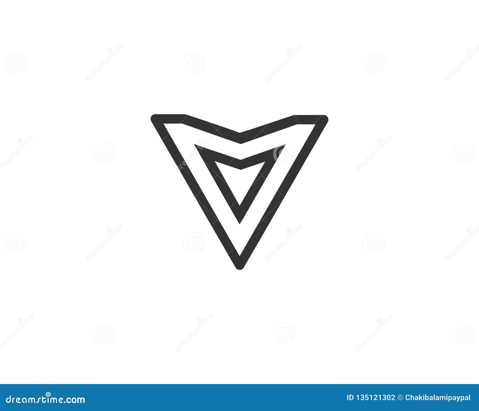 Letter V Logo Alphabet Icon Set . Delta Letter V Logo Icon Design Stock ...