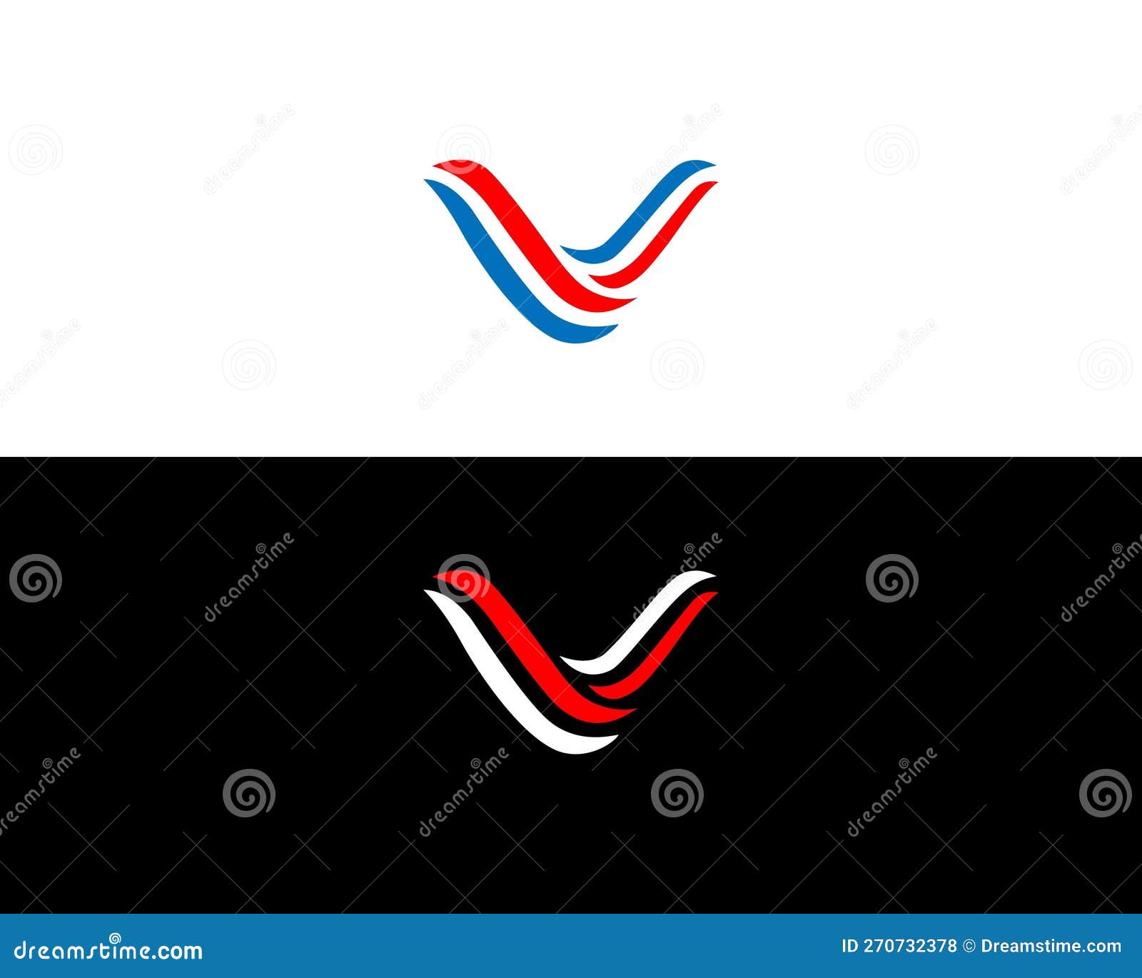 Letter V Logo Concept Vector Stock Vector - Illustration of flat, brand ...