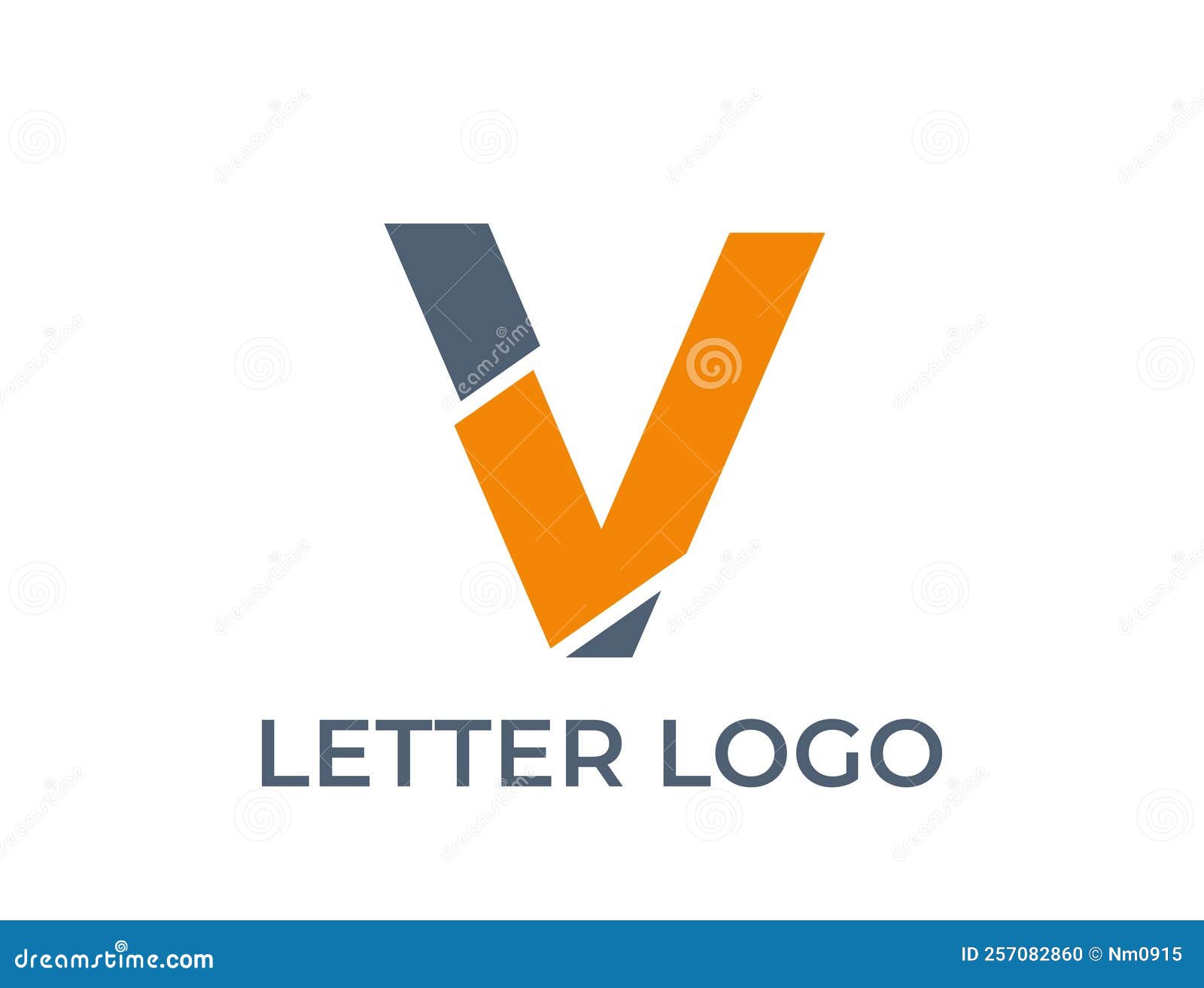 Letter V Logo Design. Alphabet Creative Logotype Stock Vector ...