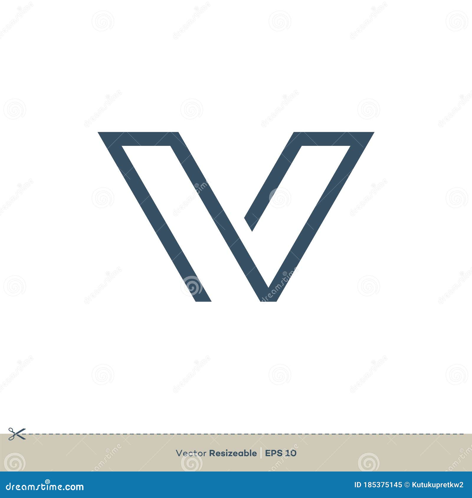 Letter V Logo Template Illustration Design. Vector EPS 10 Stock Vector ...