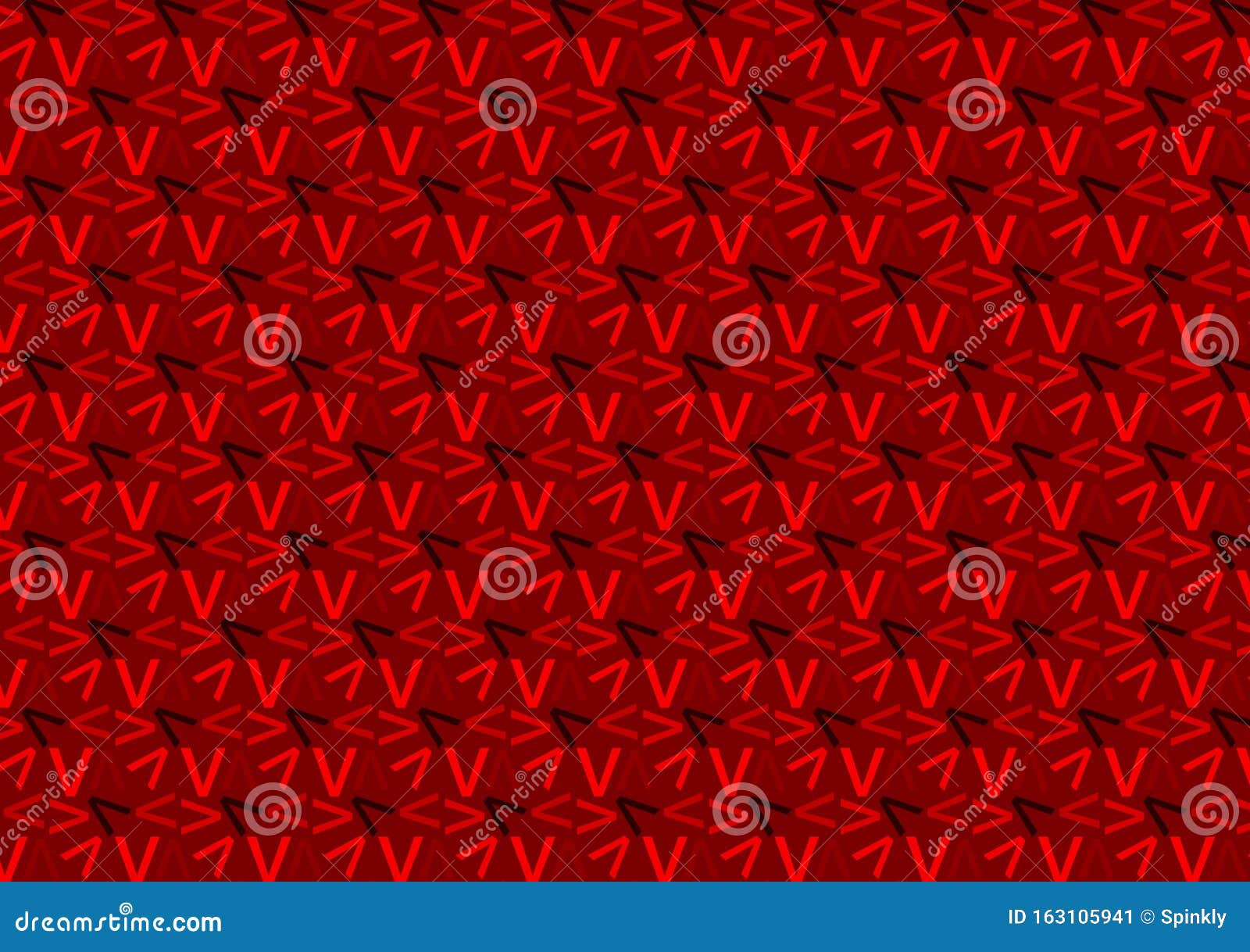 Letter V Pattern Wallpaper for Use with Designs or Background Stock ...