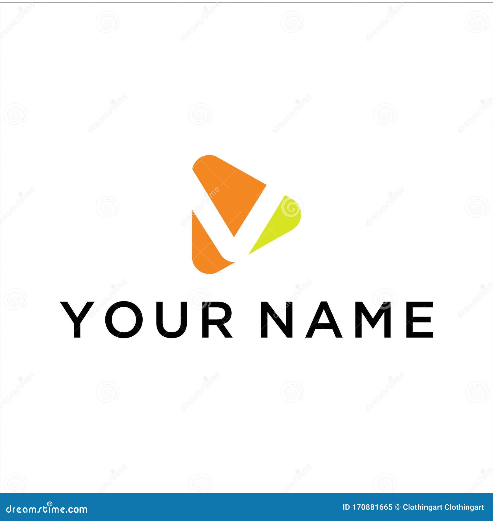 Letter V Vector Logo Modern Abstract Graphic Stock Vector ...