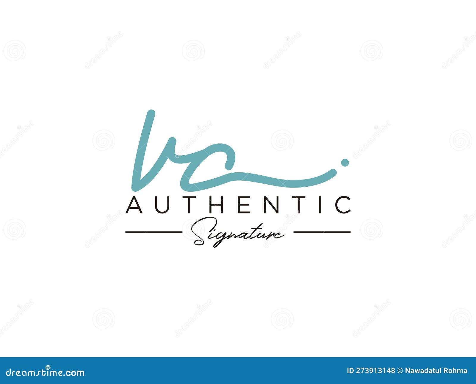 Letter VA Signature Logo Template Vector Stock Vector - Illustration of ...