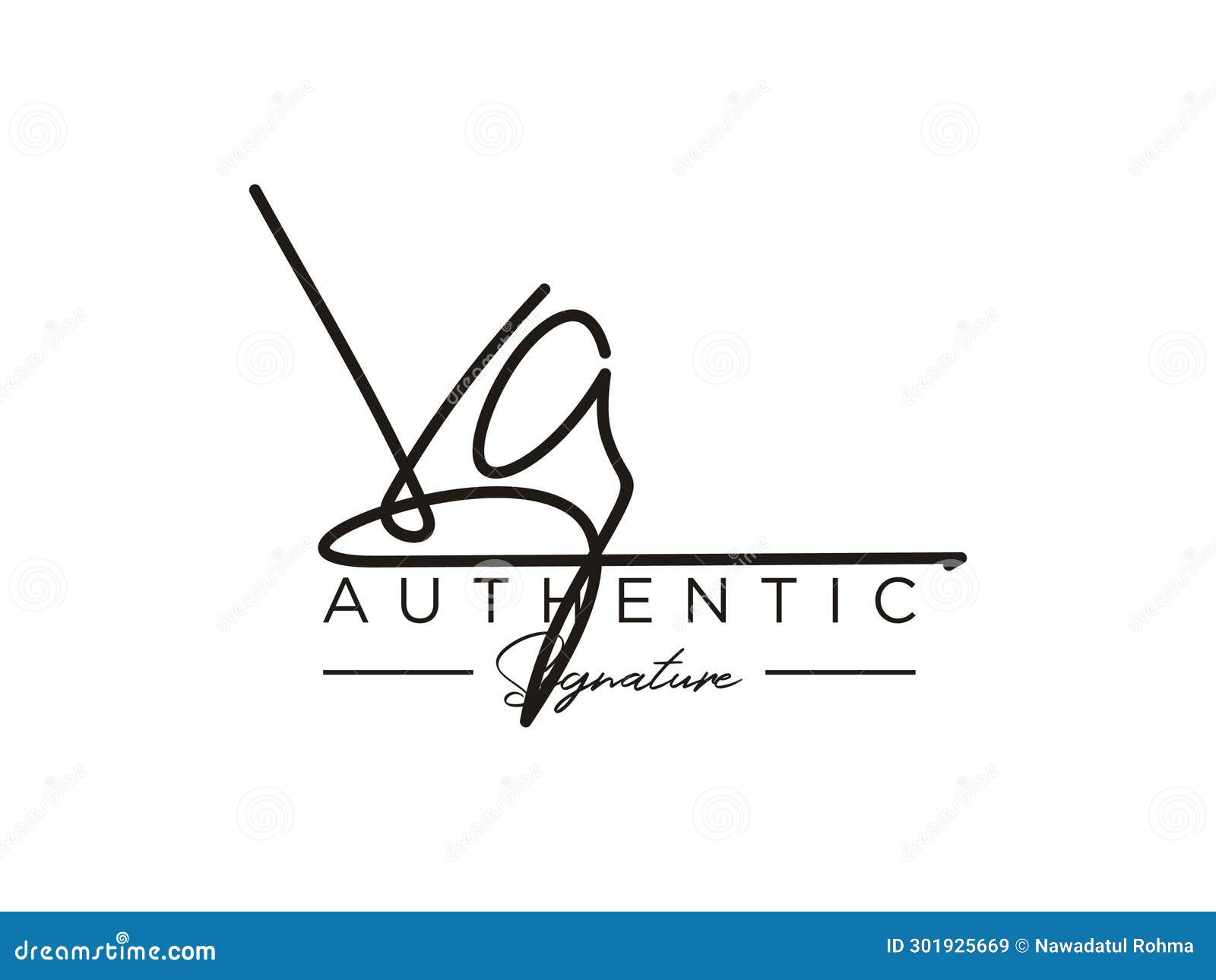 Letter VA Signature Logo Template Vector Stock Vector - Illustration of ...