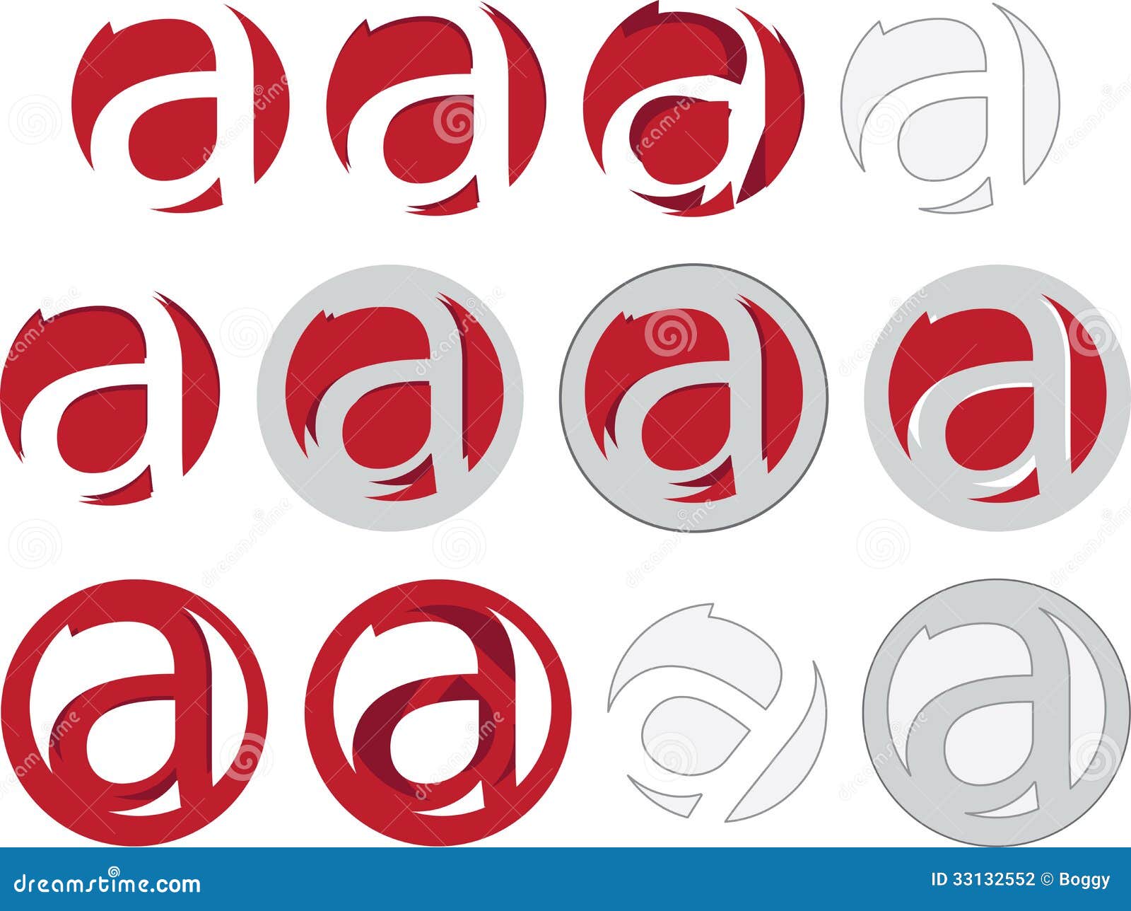 Letter a stock vector. Illustration of modern, character - 33132552