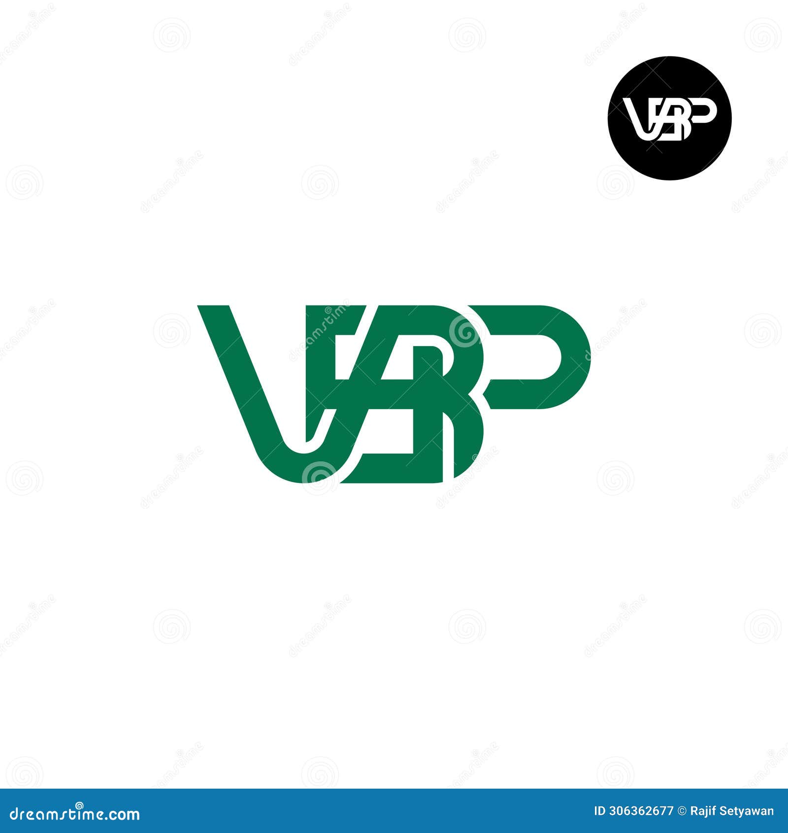 Letter VBP Monogram Logo Design Stock Vector - Illustration of ...