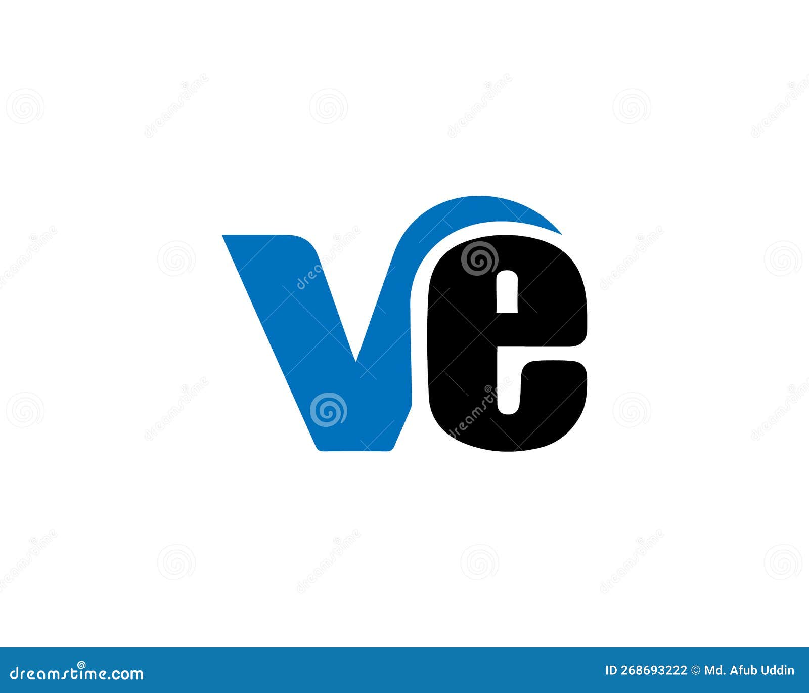 Letter VE Logo Icon Monogram Design Stock Vector - Illustration of ...