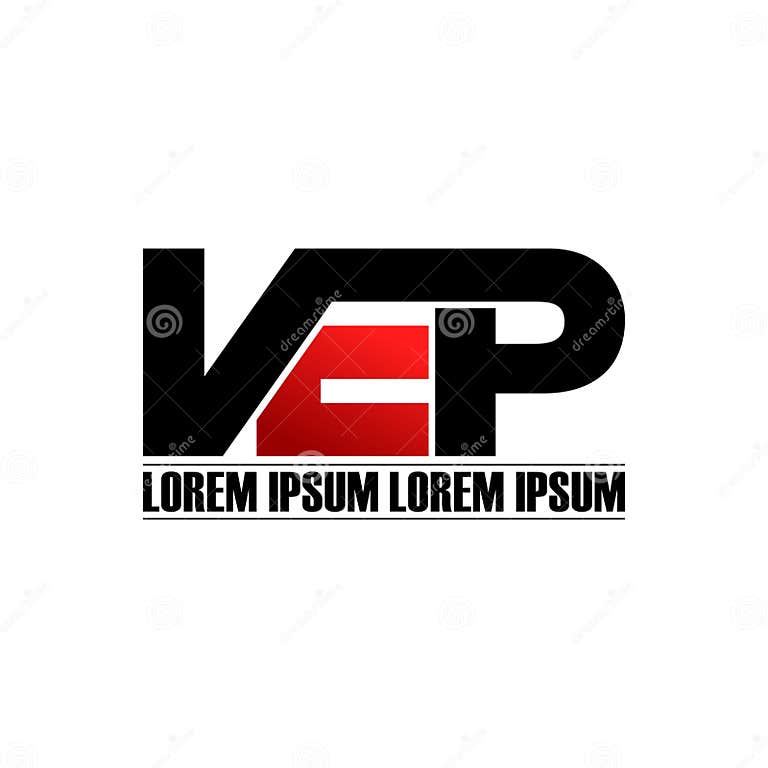 Letter VEP Simple Monogram Logo Icon Design. Stock Vector ...