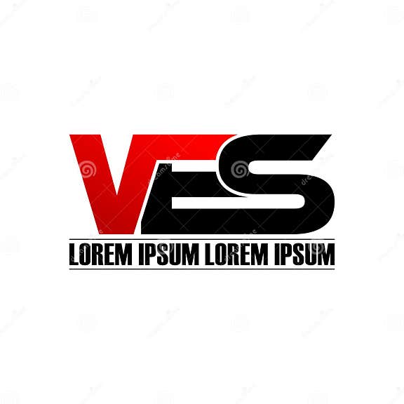 Letter VES Simple Monogram Logo Icon Design. Stock Vector ...