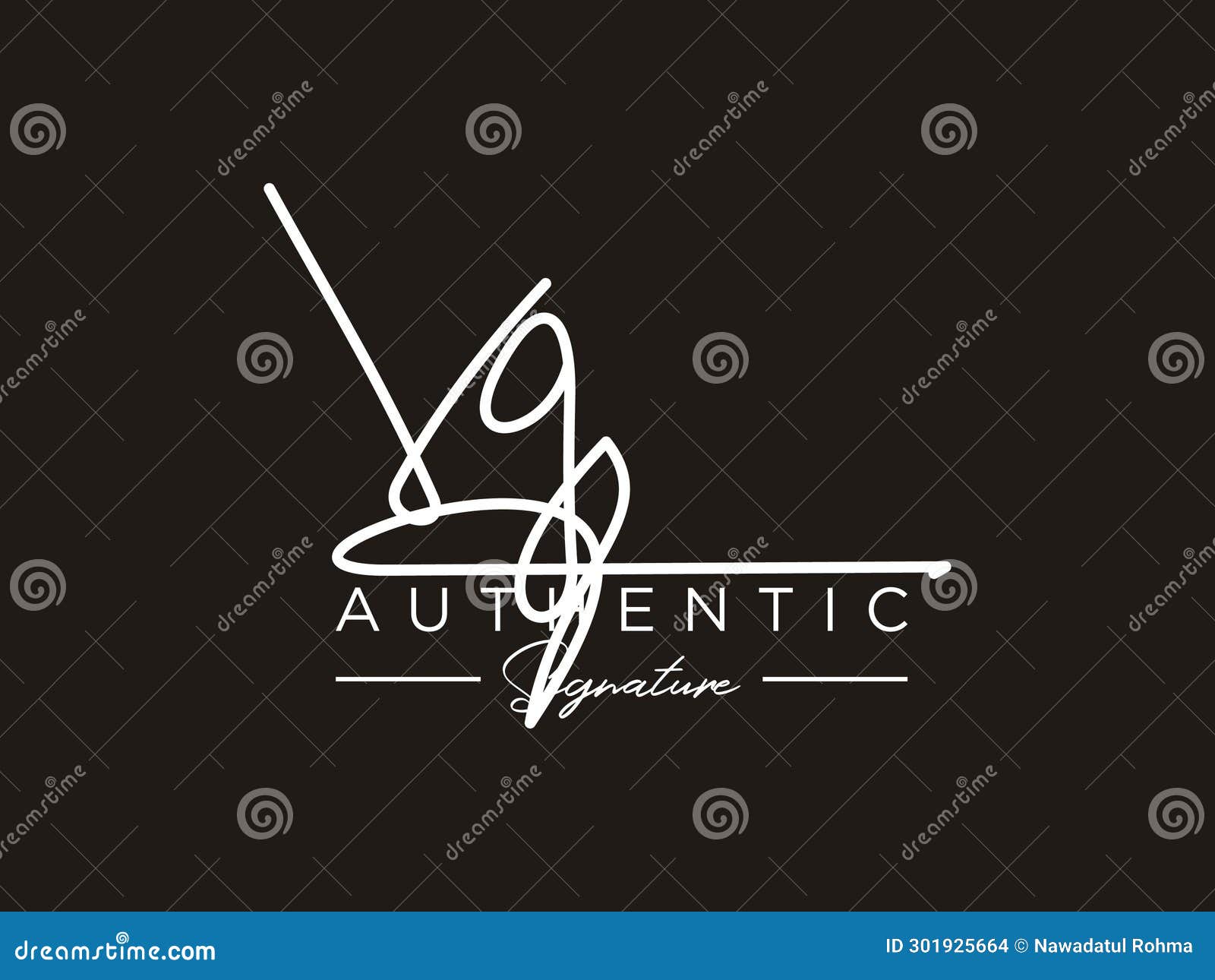 Letter VG Signature Logo Template Vector Stock Vector - Illustration of ...