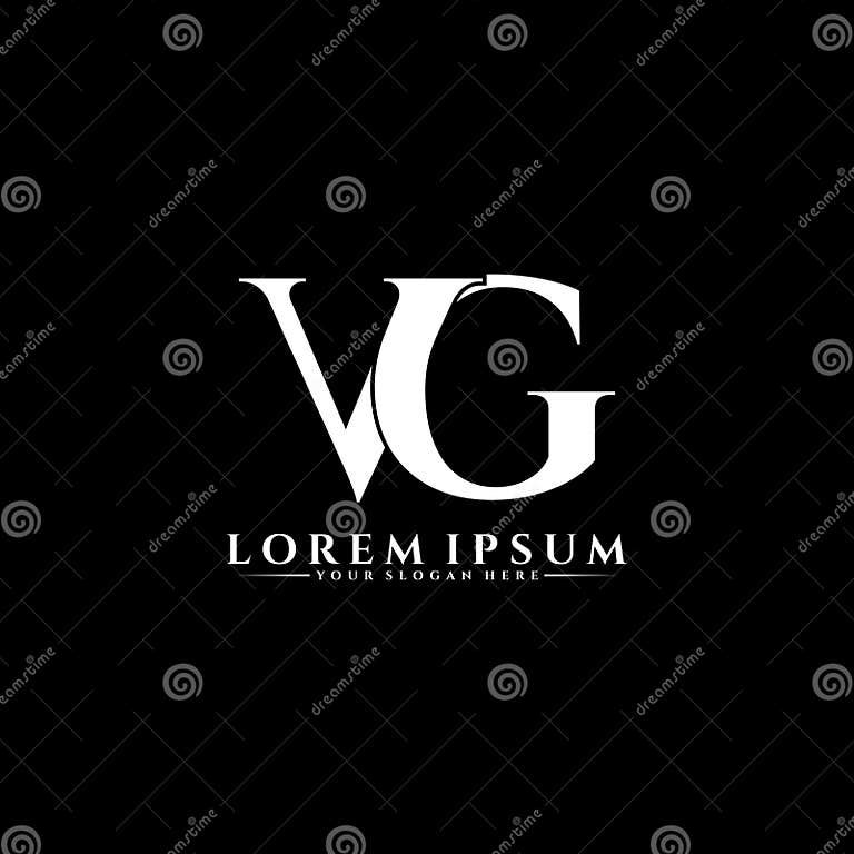 Letter VG Simple Monogram Logo Icon Design. Stock Vector - Illustration ...