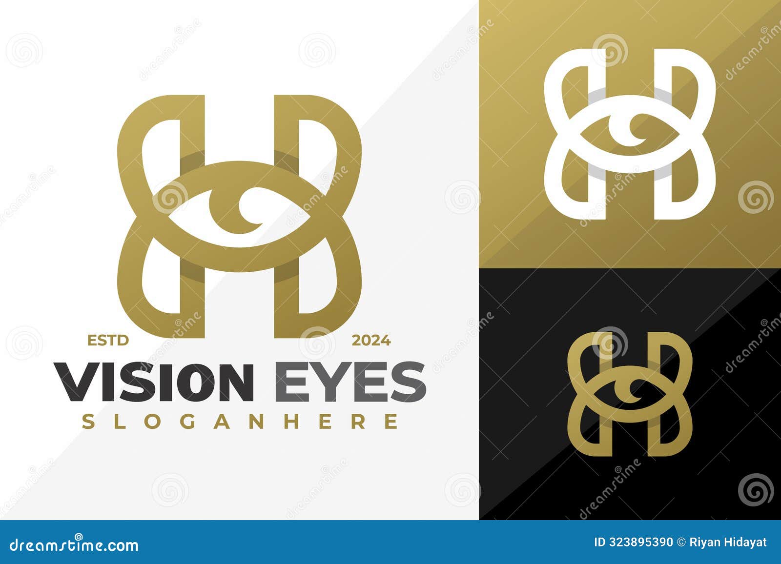 Letter X Vision Eyes Logo Design Vector Symbol Icon Illustration Stock ...