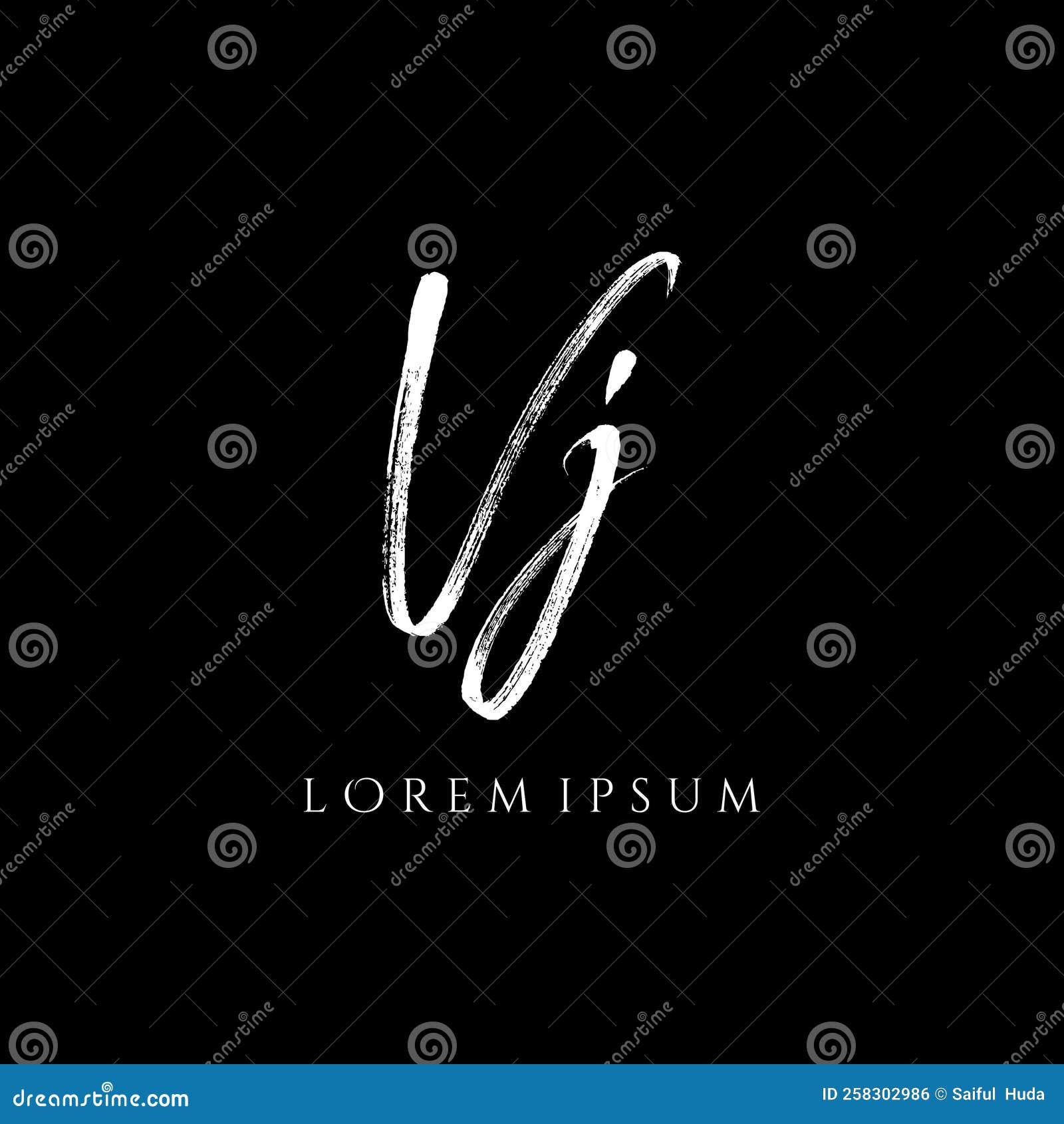 Letter VJ Simple Monogram Logo Icon Design. Stock Vector - Illustration ...