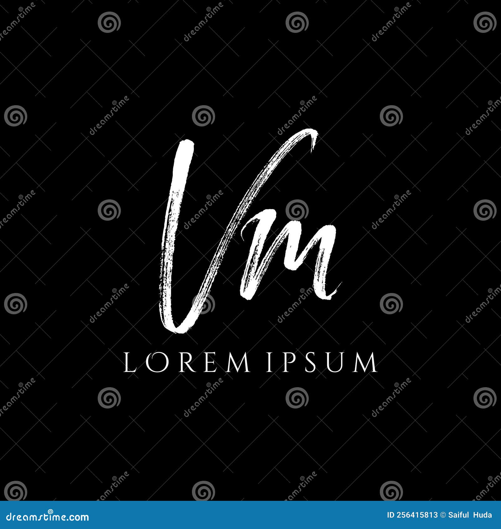 Letter VM Simple Monogram Logo Icon Design. Stock Vector - Illustration ...