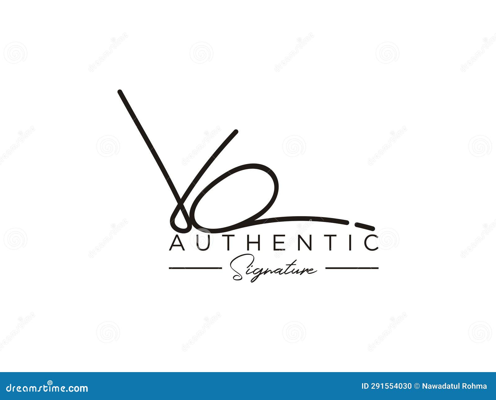 Letter VO Signature Logo Template Vector Stock Vector - Illustration of ...