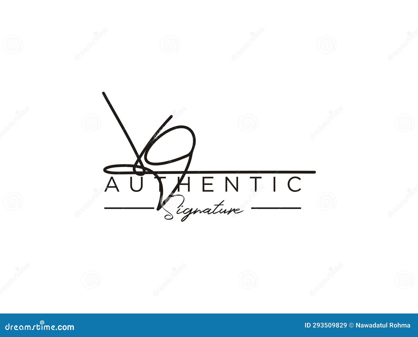 Letter VO Signature Logo Template Vector Stock Vector - Illustration of ...