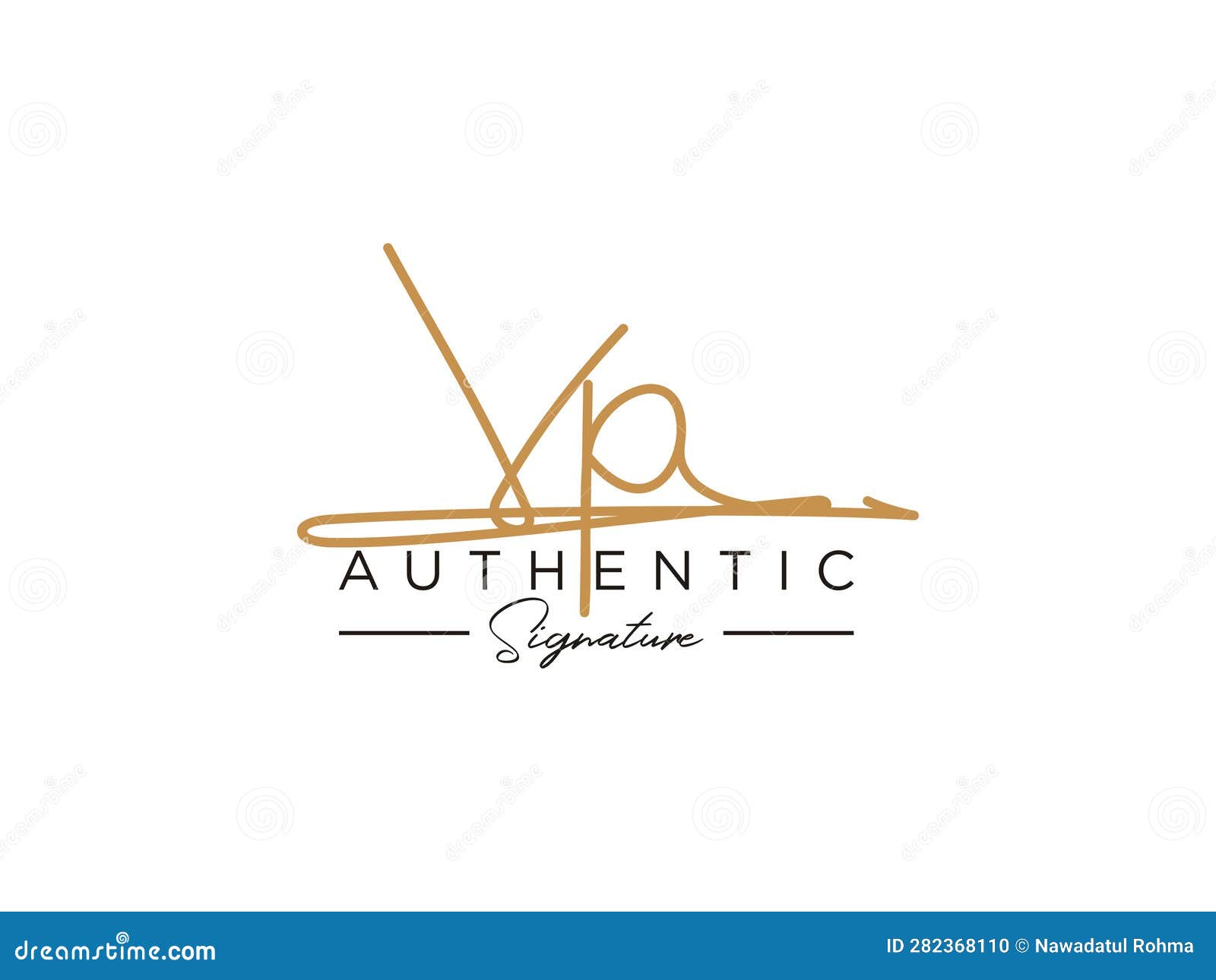Letter VP Signature Logo Template Vector Stock Vector - Illustration of ...