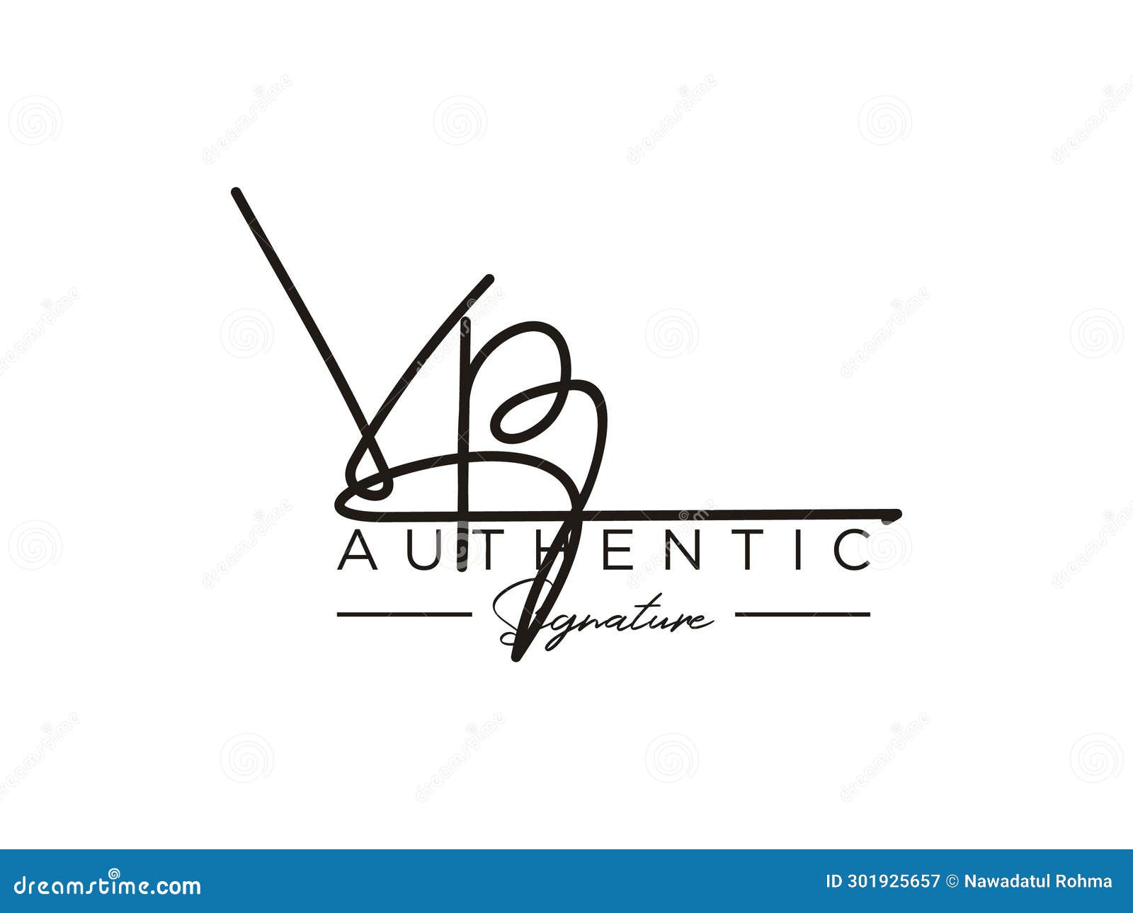 Letter VP Signature Logo Template Vector Stock Vector - Illustration of ...