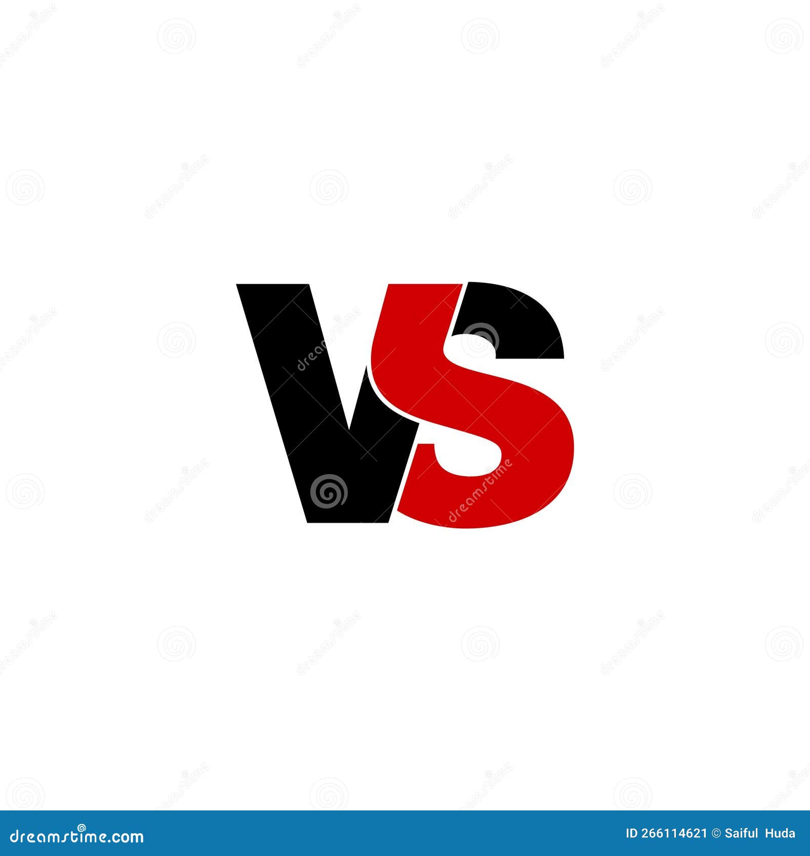 Letter VS Simple Monogram Logo Icon Design. Stock Vector - Illustration ...