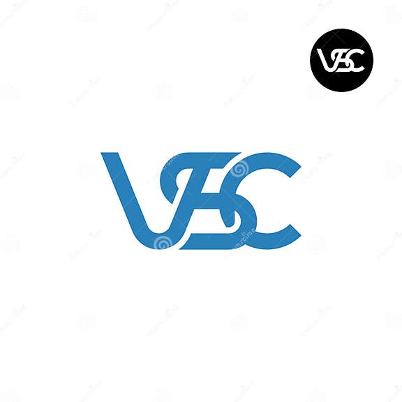 Letter VSC Monogram Logo Design Stock Vector - Illustration of monogram ...
