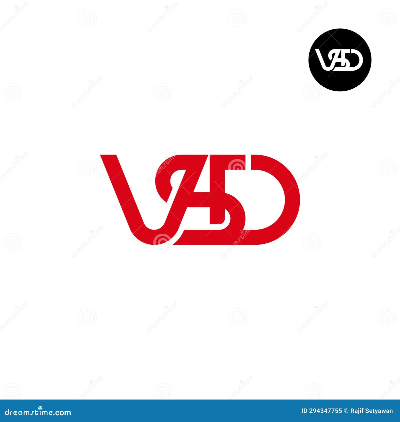 Letter VSD Monogram Logo Design Stock Vector - Illustration of ...