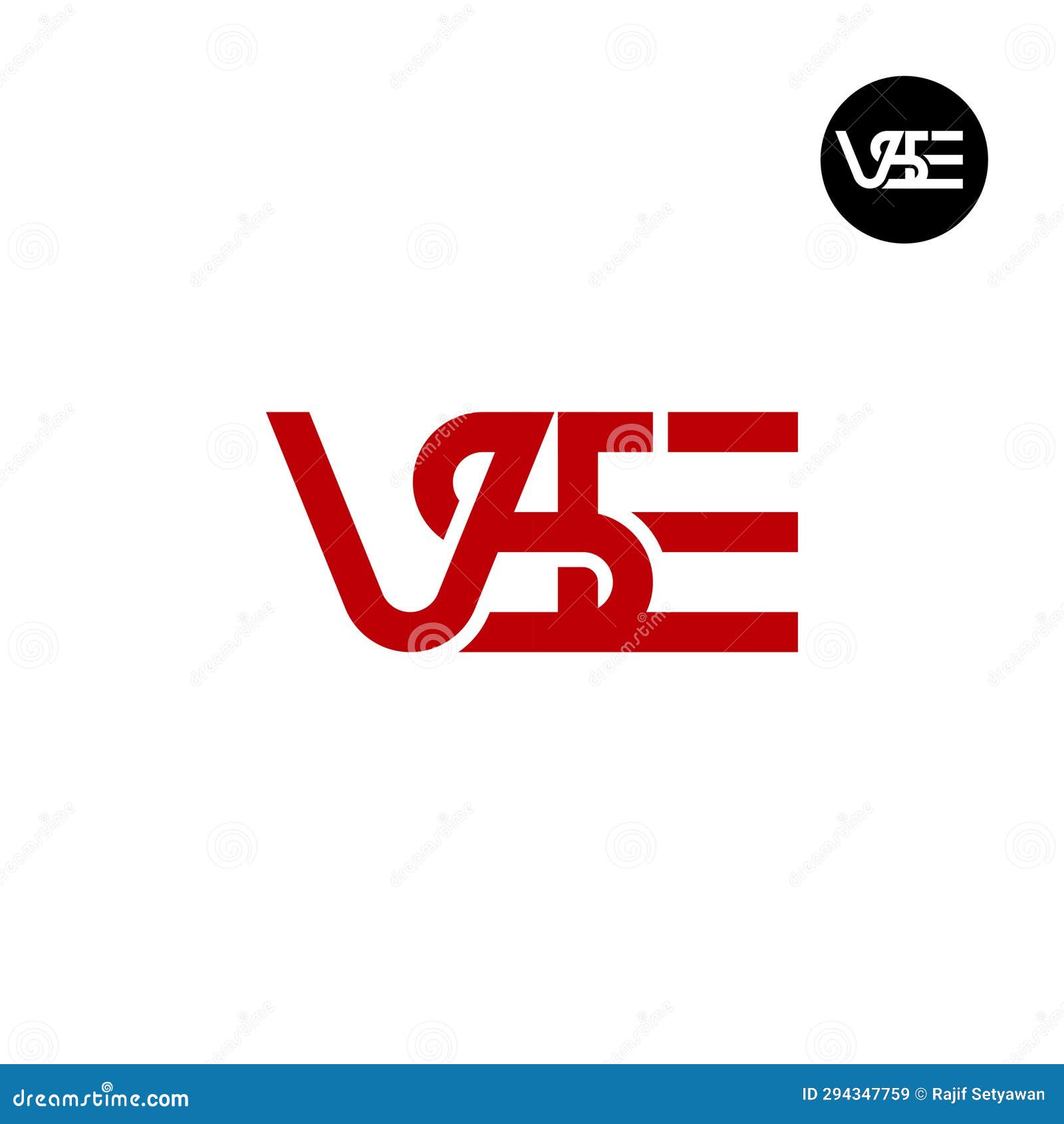 Letter VSE Monogram Logo Design Stock Vector - Illustration of ...
