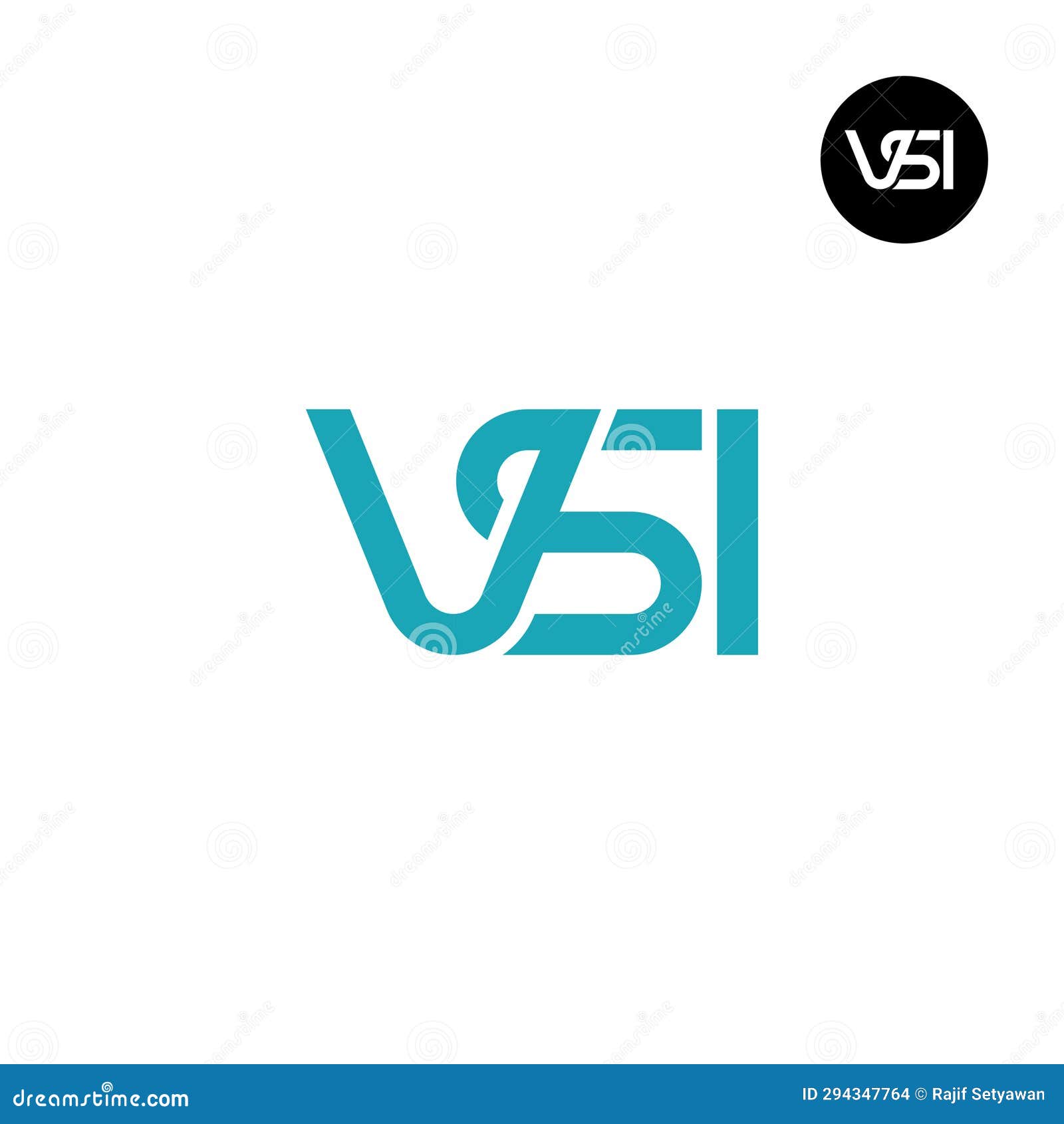 Letter VSI Monogram Logo Design Stock Vector - Illustration of ...
