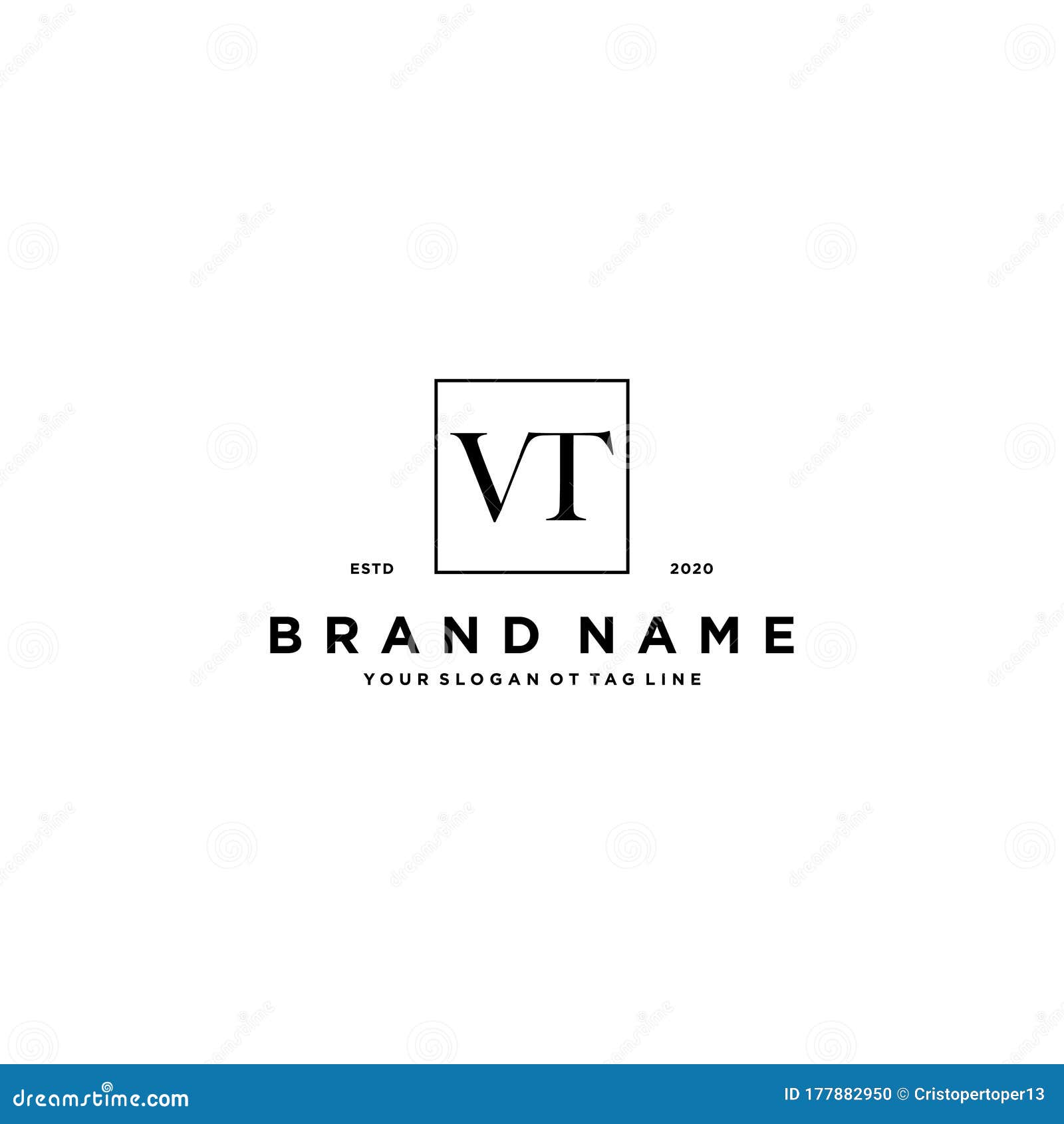 Letter VT Logo Design Vector Stock Vector - Illustration of concept ...
