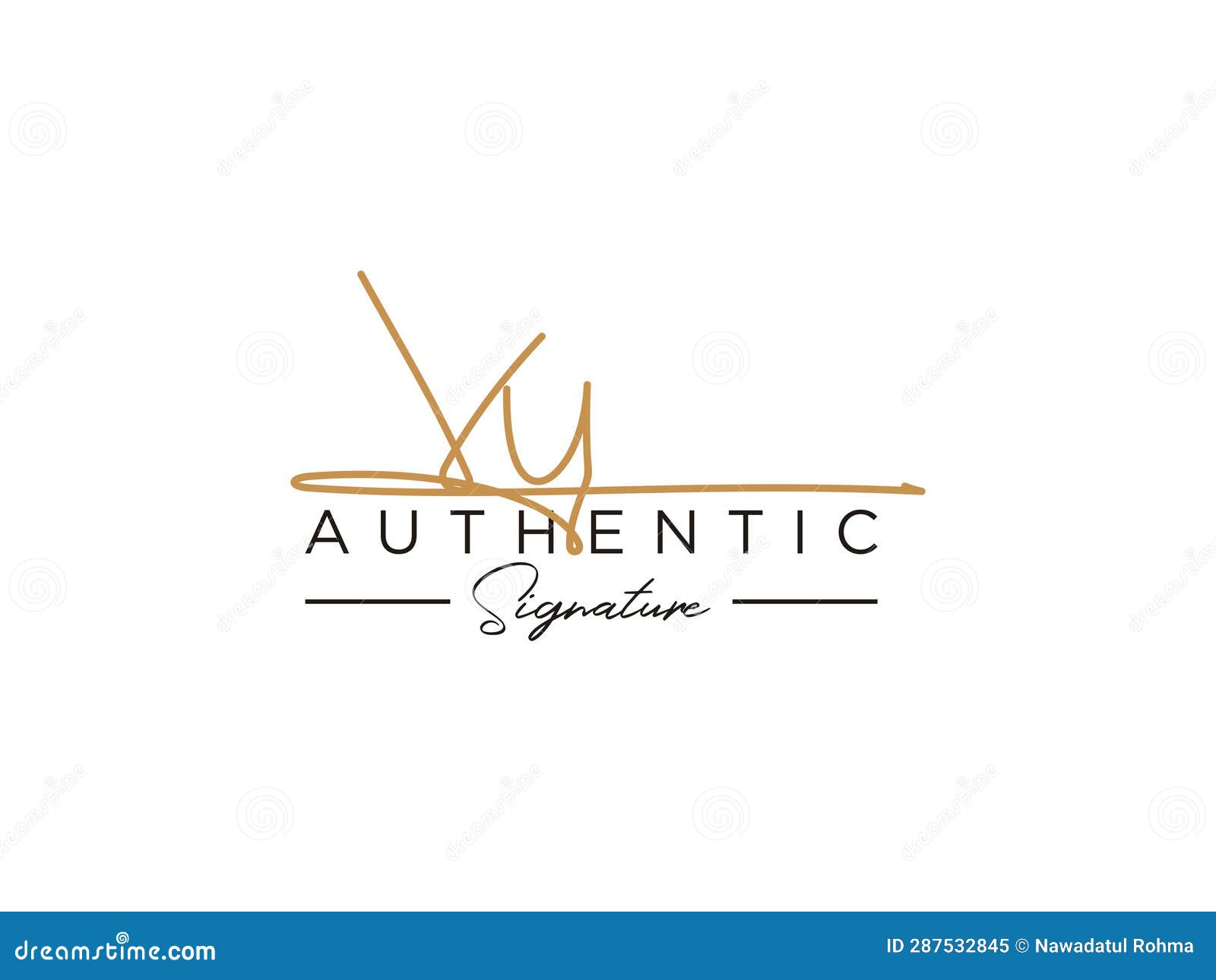 Letter VU Signature Logo Template Vector Stock Vector - Illustration of ...