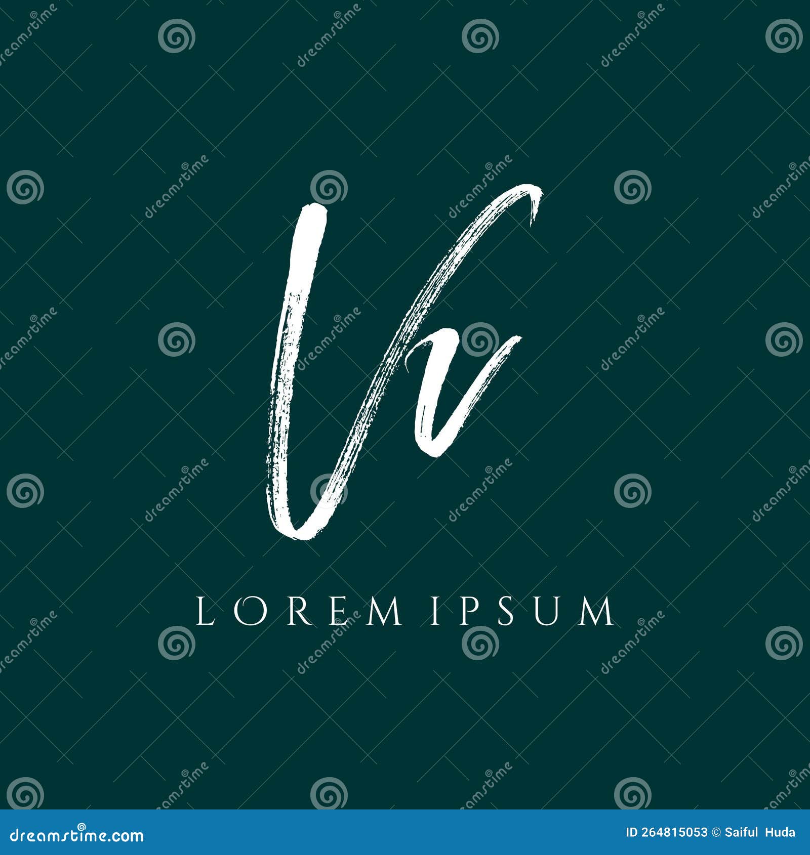 Letter VV Simple Monogram Logo Icon Design. Stock Vector - Illustration ...