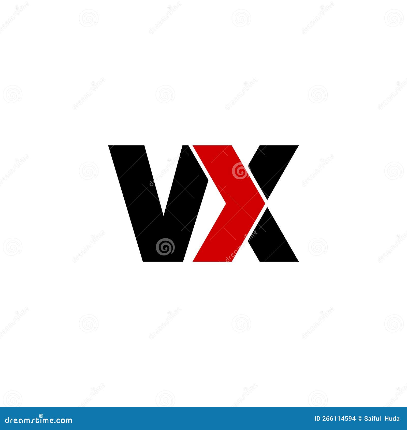 Letter VX Simple Monogram Logo Icon Design. Stock Vector - Illustration ...