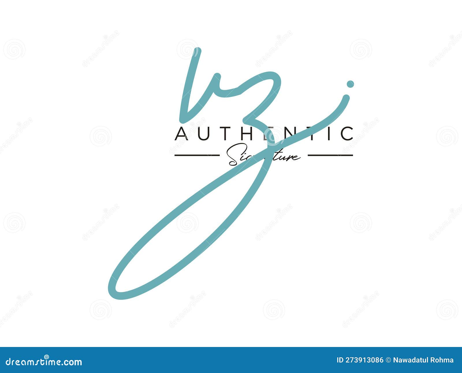 Letter VZ Signature Logo Template Vector Stock Vector - Illustration of ...