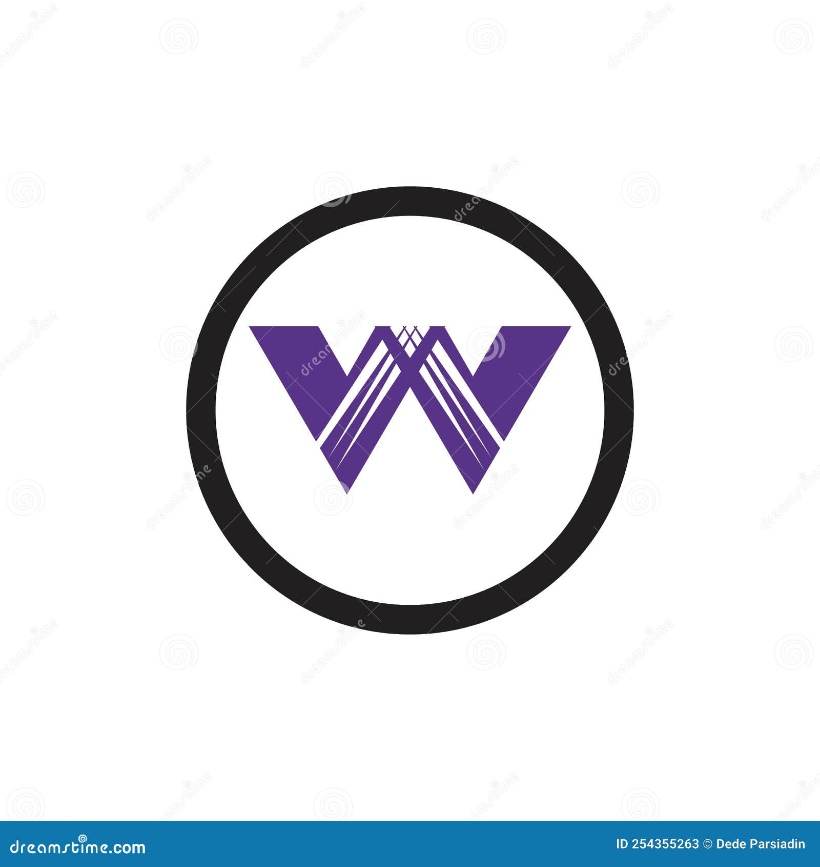 Letter W Business Corporate Abstract Unity Vector Logo Design Template ...