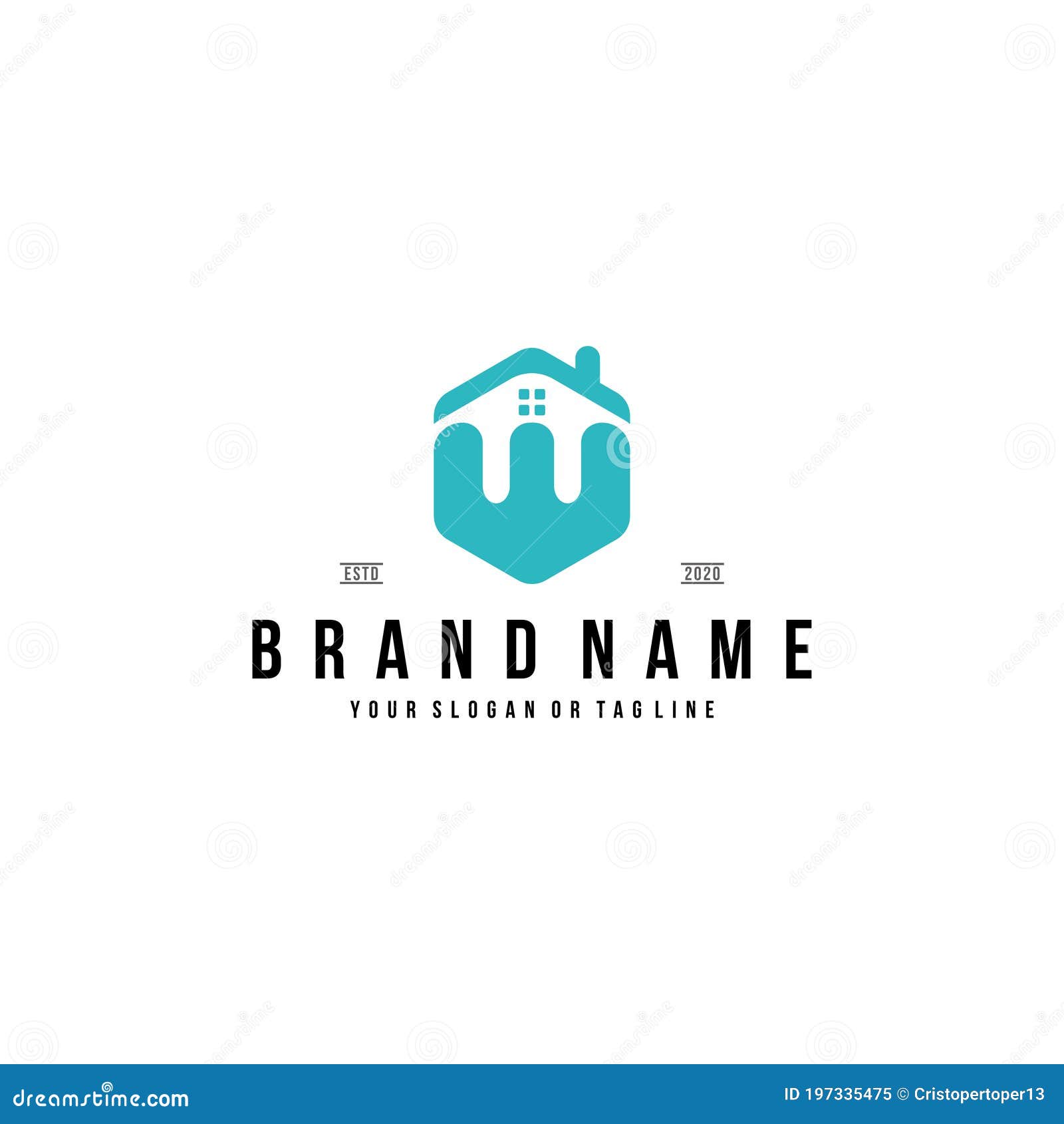 Letter W Home Logo Design Vector Stock Vector - Illustration of idea ...