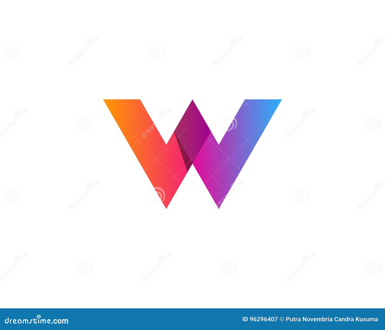Letter W Icon Logo Design Element Stock Vector - Illustration of ...