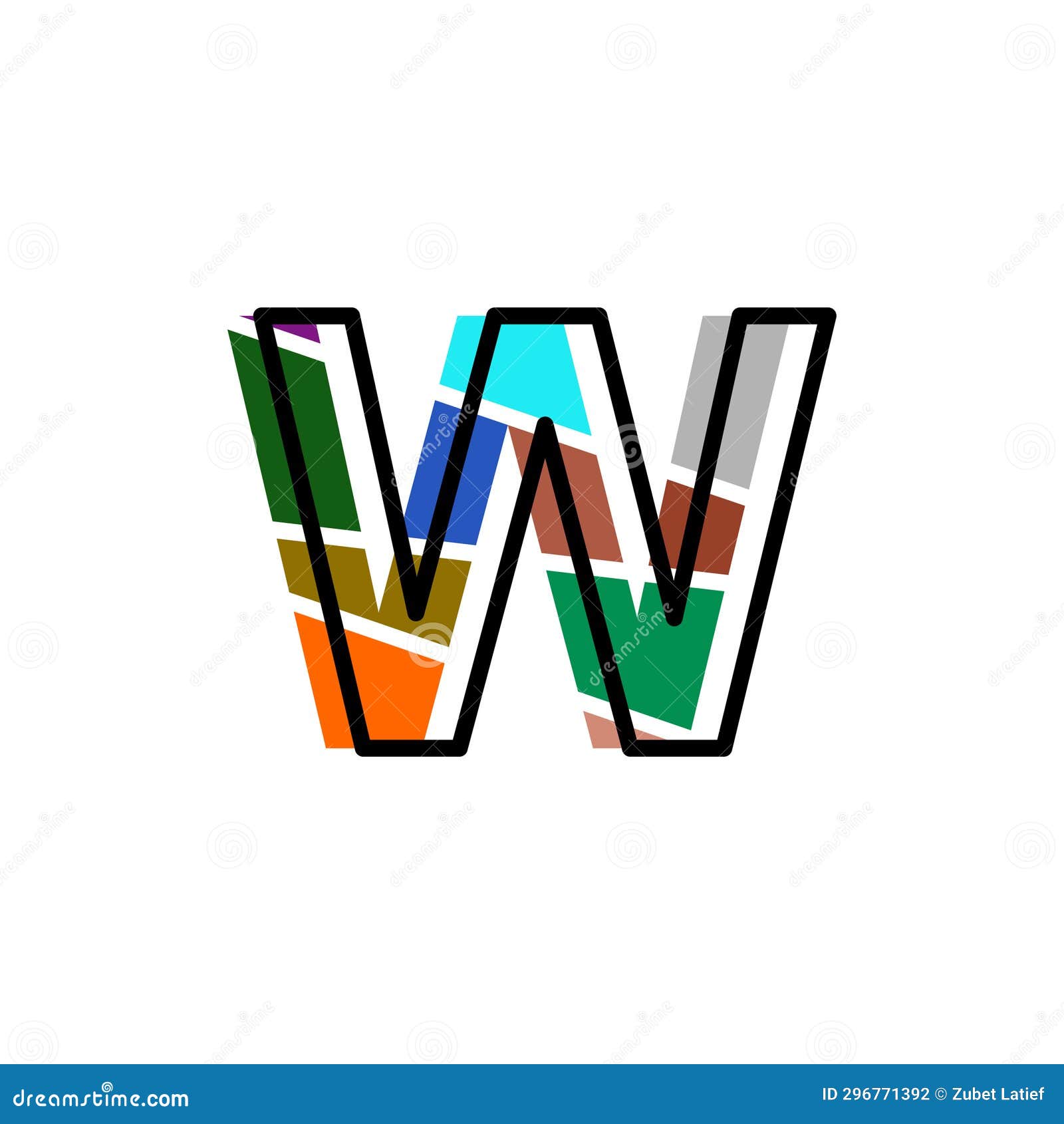 Letter W Modern Logo Design, Abstract Letters Logo Monogram Vector Logo ...