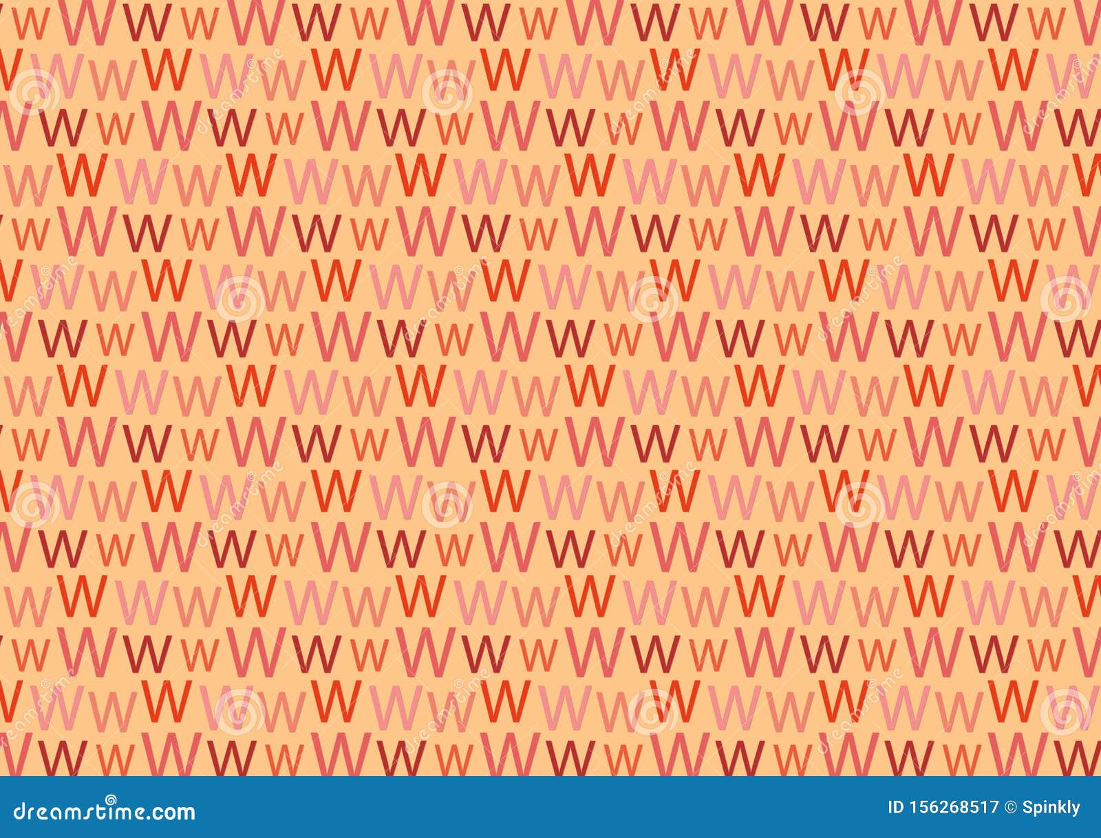 Letter W Pattern in Different Colored Shades for Wallpaper Stock Image ...