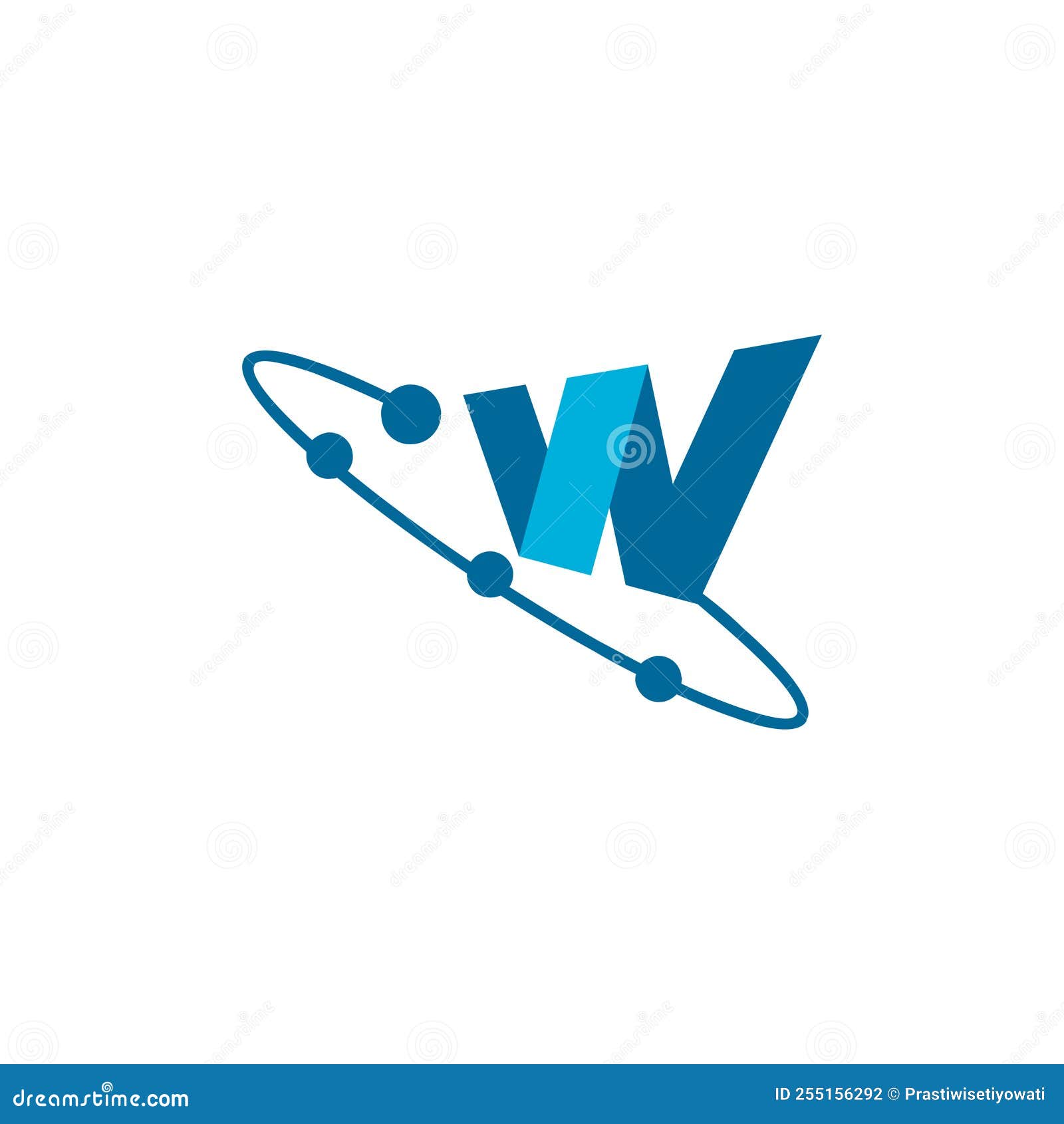 Letter W Technology Logo Icon Stock Vector - Illustration of vector ...