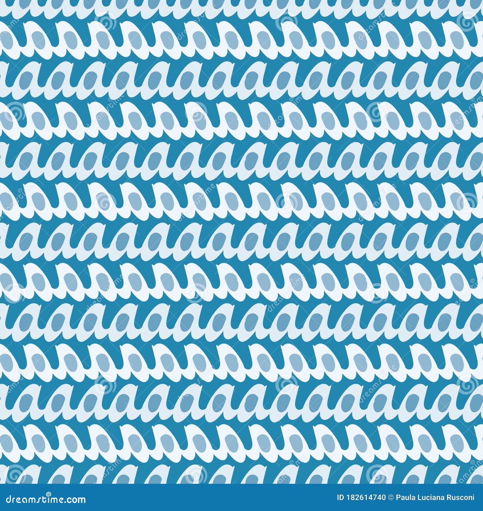Letter a Waves Vector Repeat Pattern Stock Vector - Illustration of ...