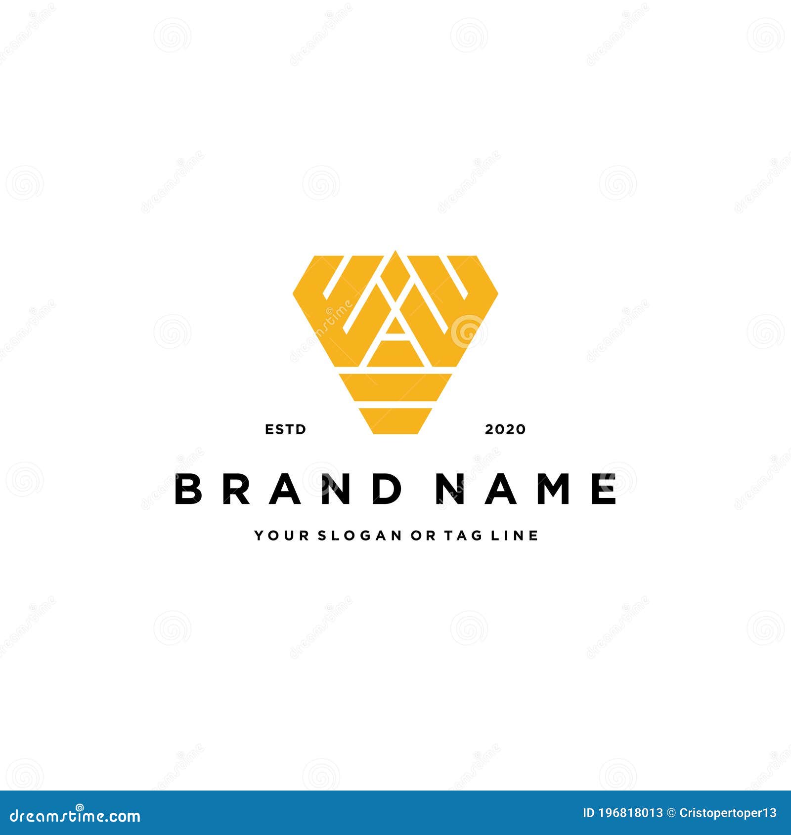 Letter WAW Logo Design Vector Stock Vector - Illustration of alphabet ...