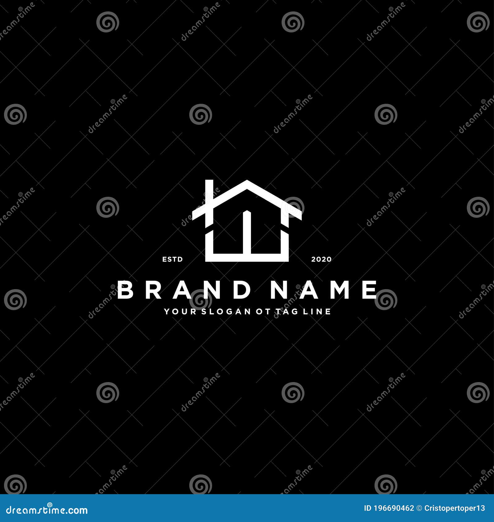 Letter WH Home Logo Design Vector Stock Vector - Illustration of idea ...